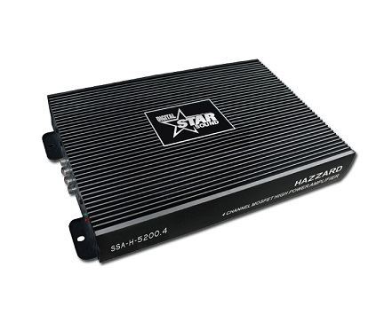 Starsound Hazzard SSA-H5200.4 - 5200w 4-Channel Amplifier | SBR Pro Sound