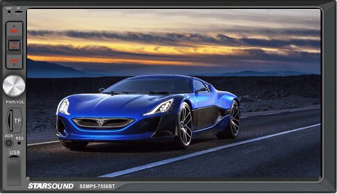 Starsound SSMP5 7550BT - 7-Inch Double Din Radio With Bluetooth | SBR ...