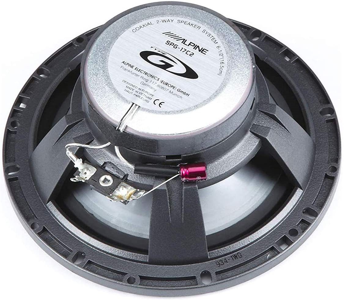 Alpine Type-G SPG-17C2 - 6.5-Inch 2-Way Coaxial Speakers | SBR Pro Sound