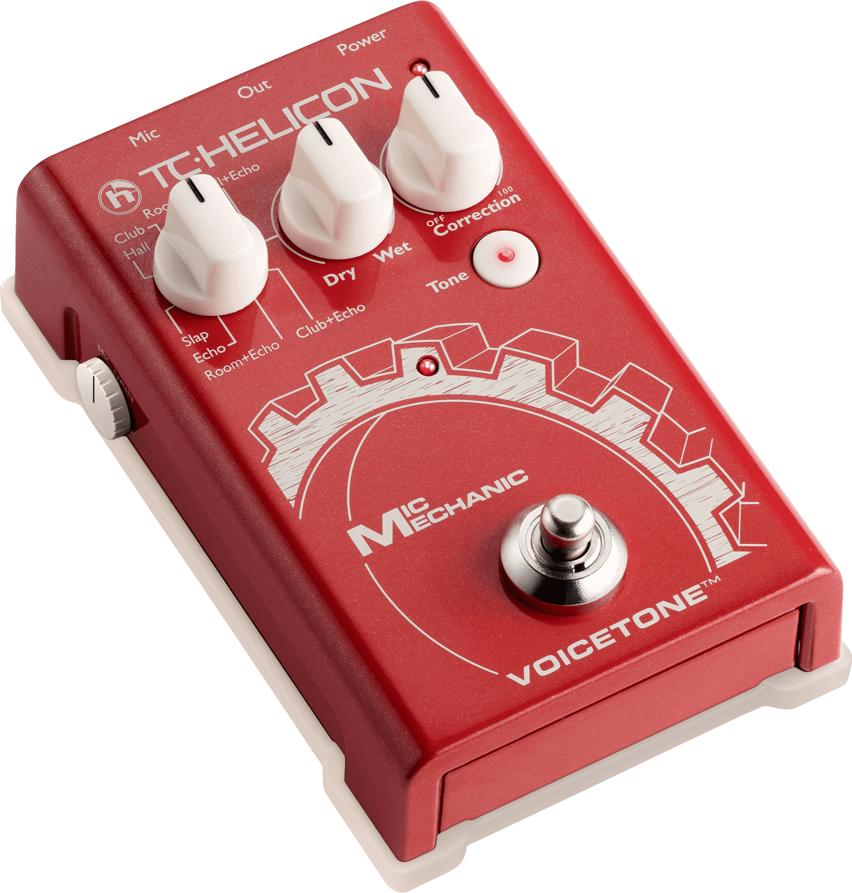 TC Helicon Mic Mechanic Vocal Effects Stompbox