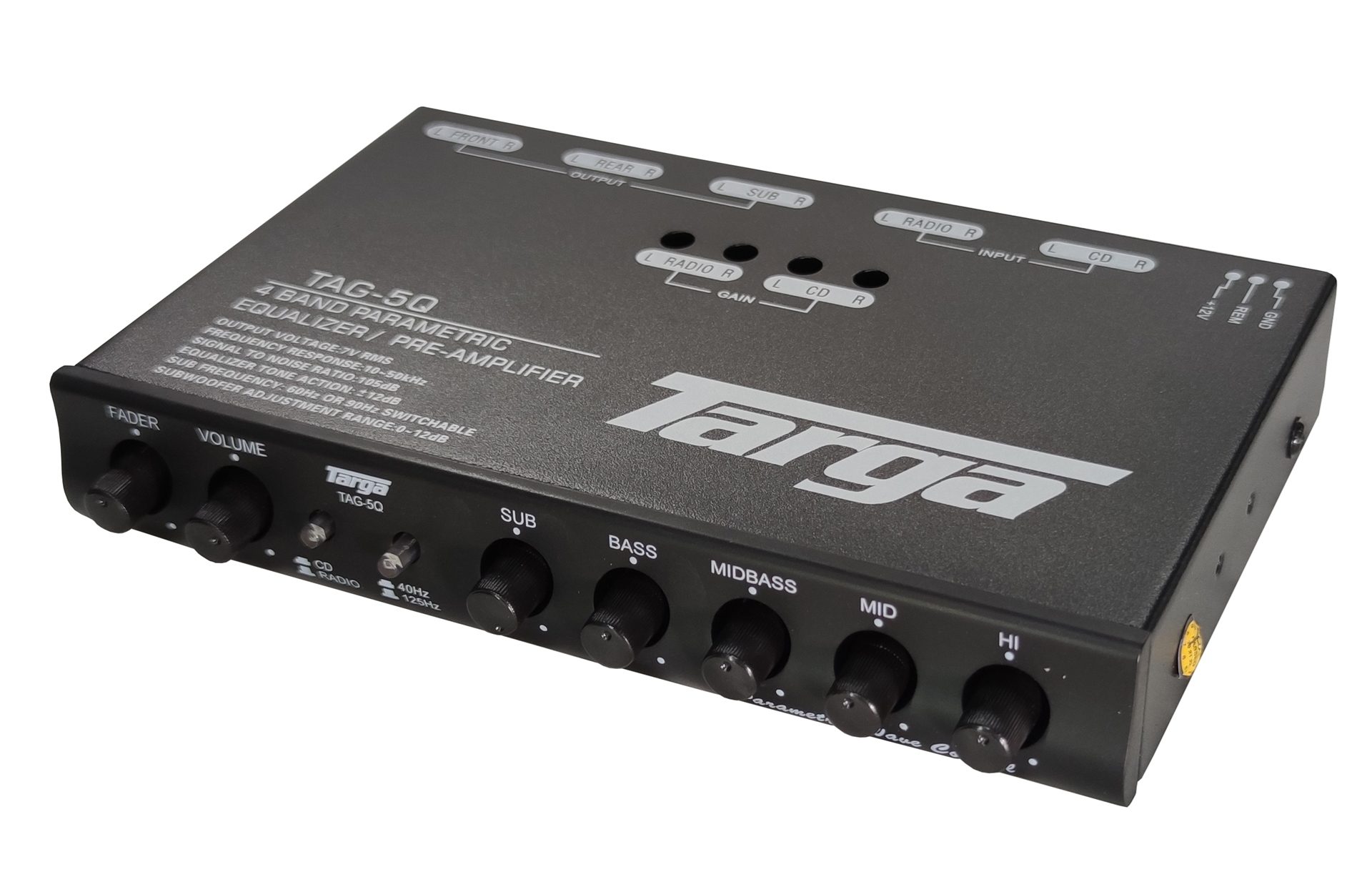 Targa TAG-5Q 5-Band Pre Amp Equalizer