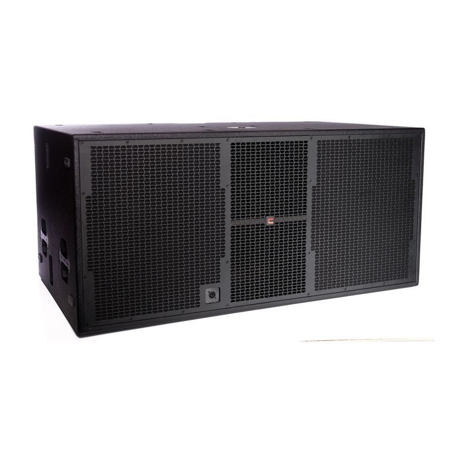 Celto Acoustique SU218TL Dual 18" Extreme High Spl Subwoofer| SBR Pro Sound