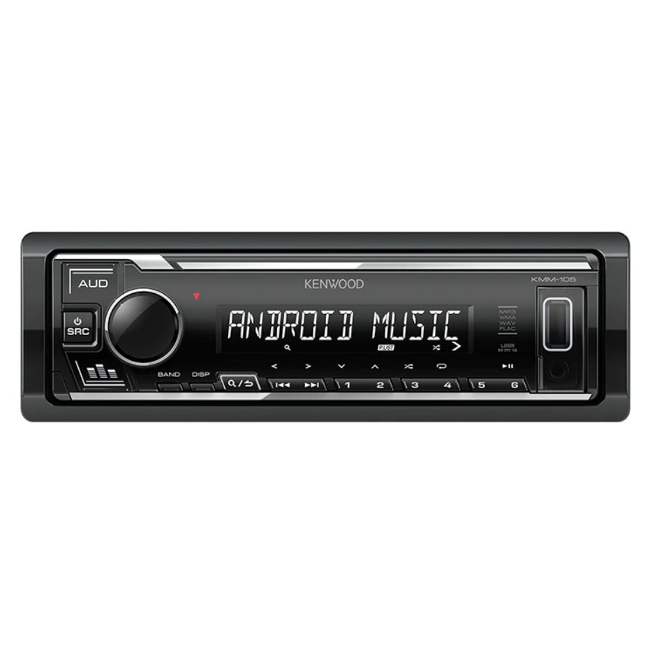 Kenwood KMM-105M - USB Single Din Radio| SBR Pro Sound