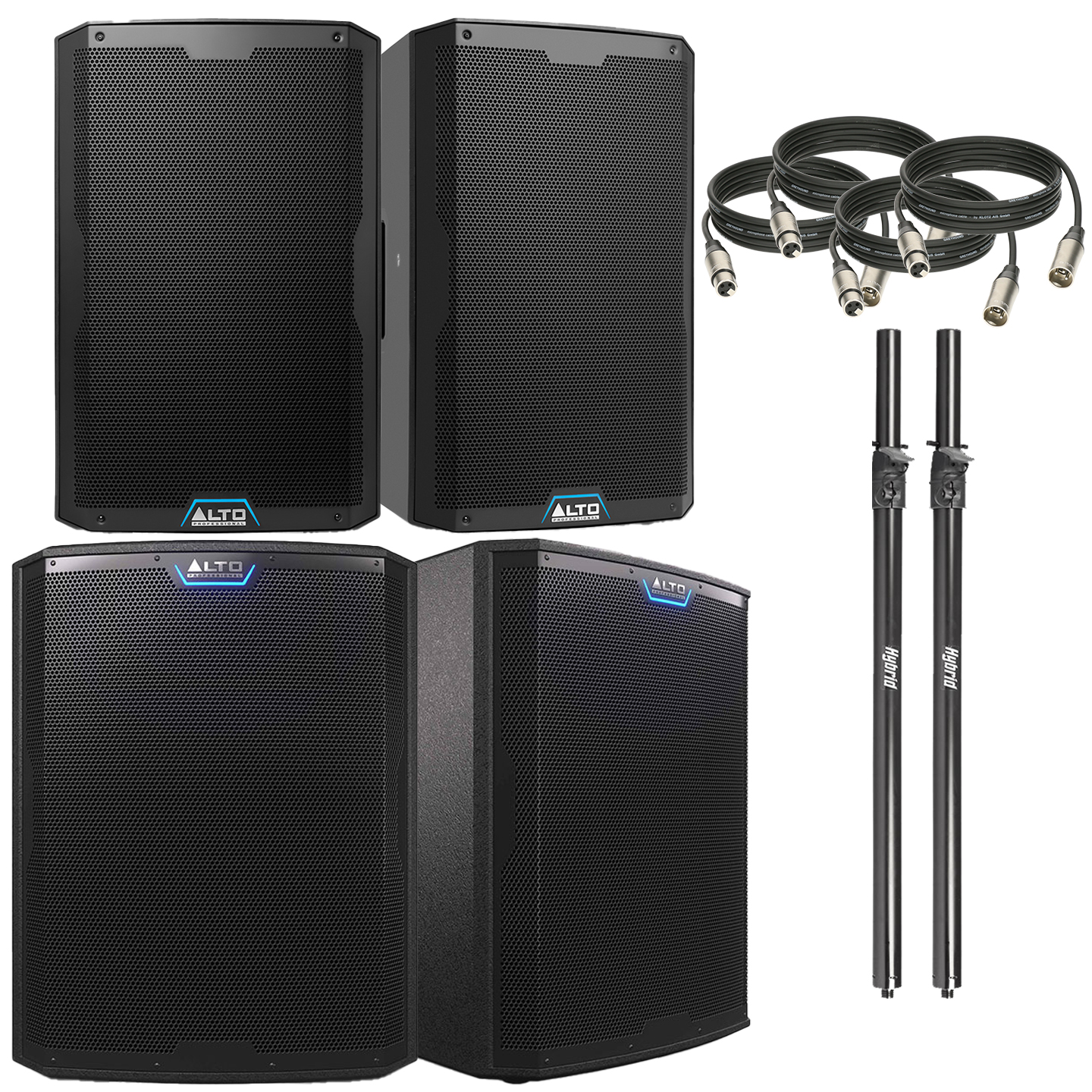 Alto TrueSonic PA Speaker System Bundle| SBR Pro Sound