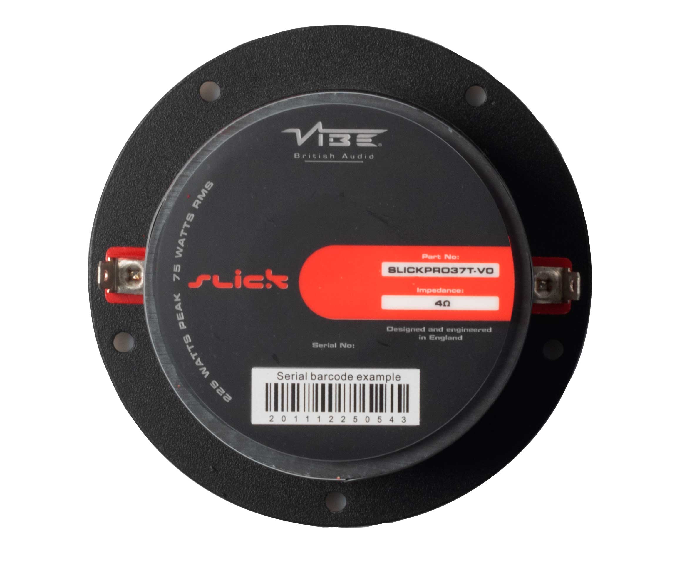 Vibe Slick PRO 37T-V0 - 3.7-Inch 75Watt RMS Pro Bullet Tweeter | SBR ...