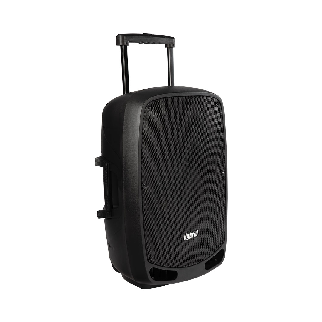 Hybrid PA15B-DSP – 15" Battery-Powered Portable PA Speaker | SBR Pro Sound