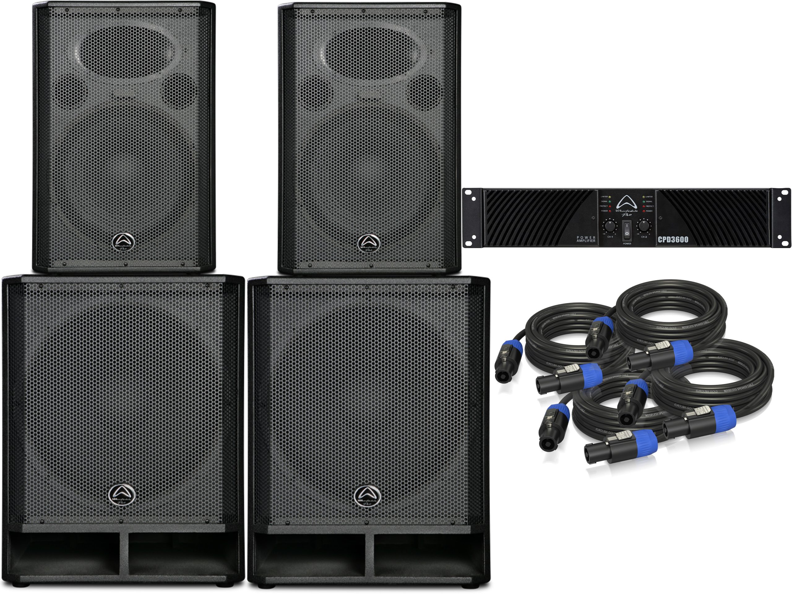 Wharfedale Pro EVO-X15 & EVO-X18B PA Speaker Combo| SBR Pro Sound
