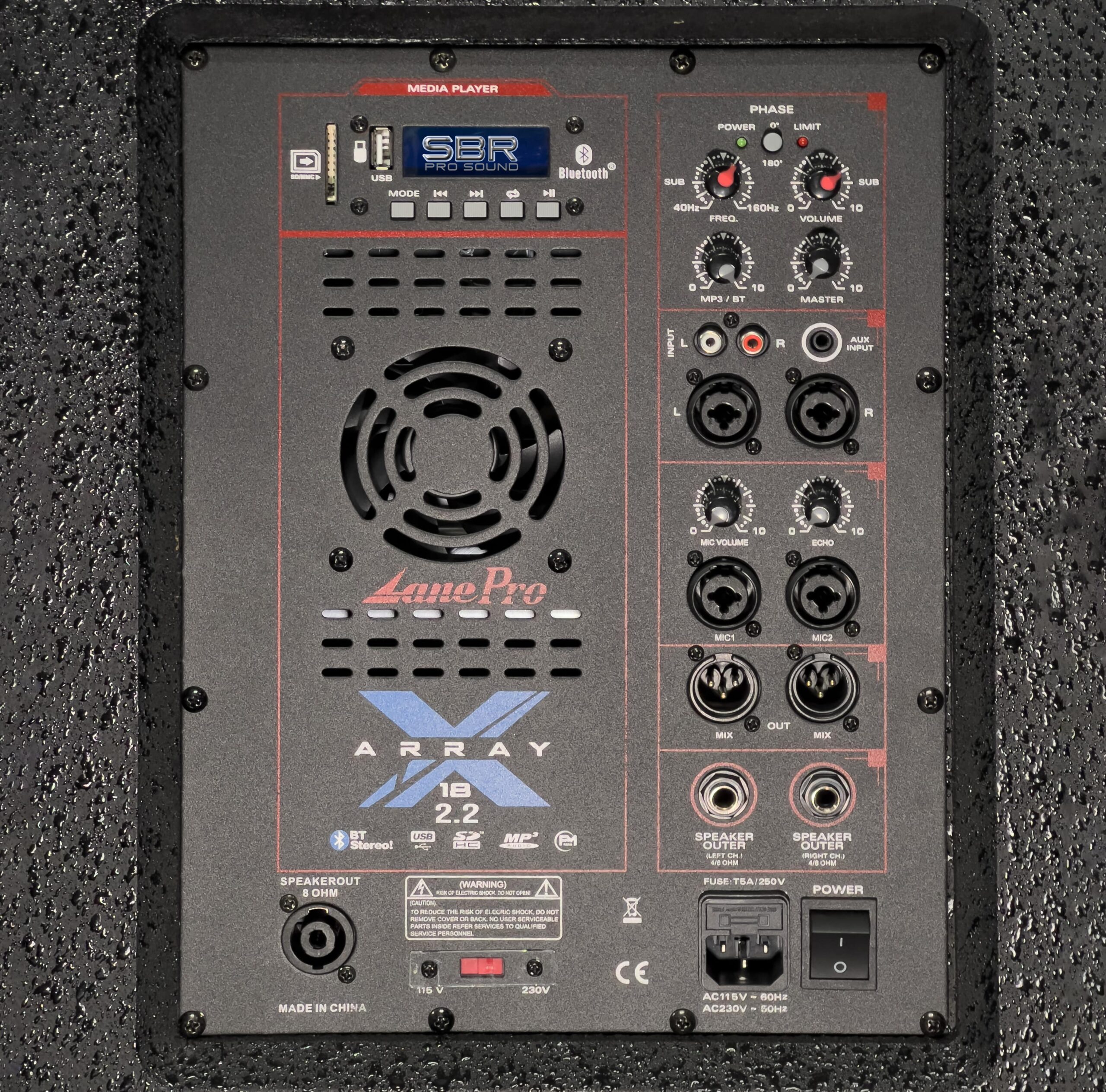 Lane Pro X-Array 18.2.2 Powered Dual Linear Array Audio System | SBR ...