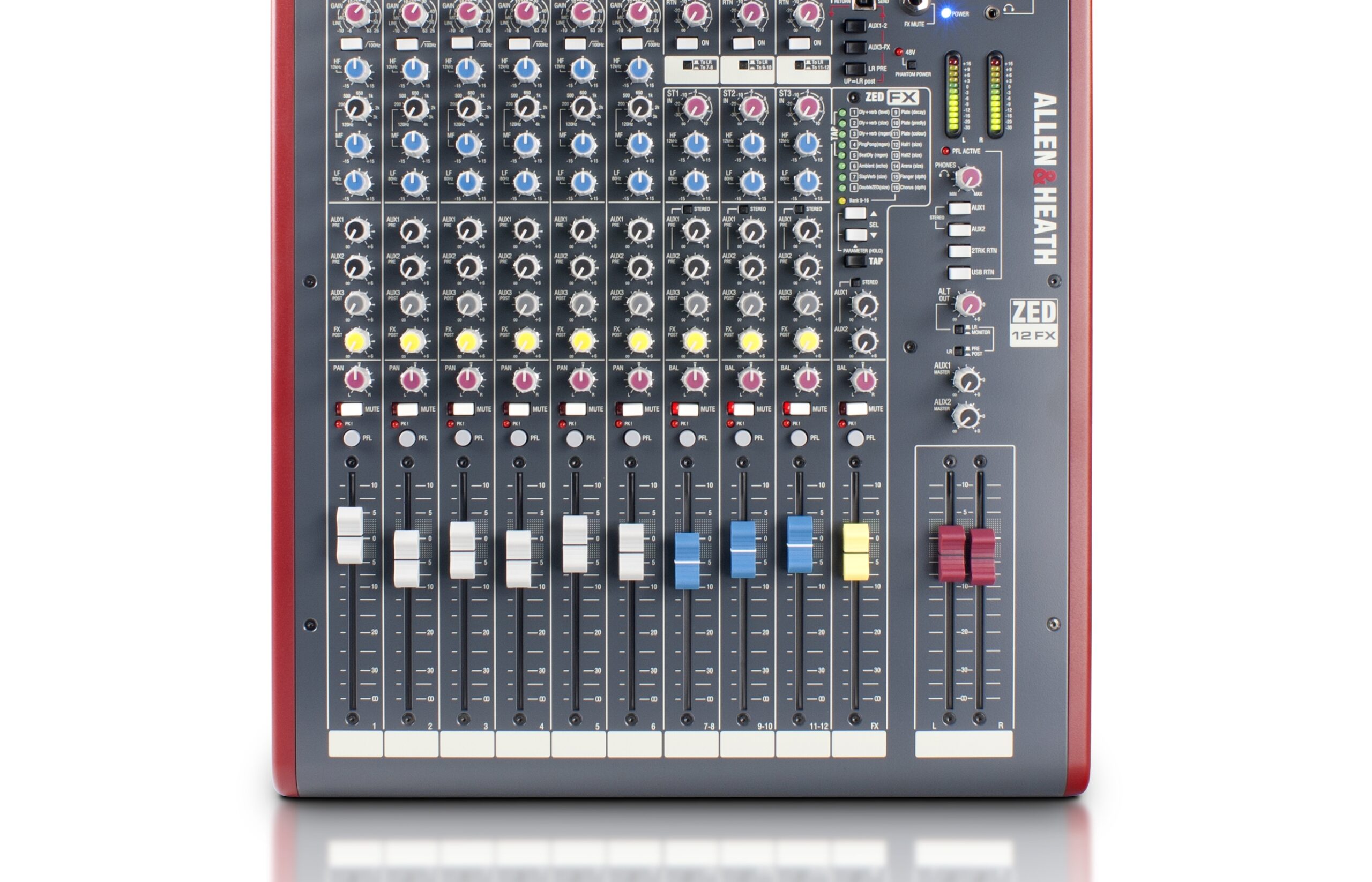 ALLEN & HEATH ZED-12FX Multipurpose 12ch Desk Mixer W/Fx SBR Pro Sound