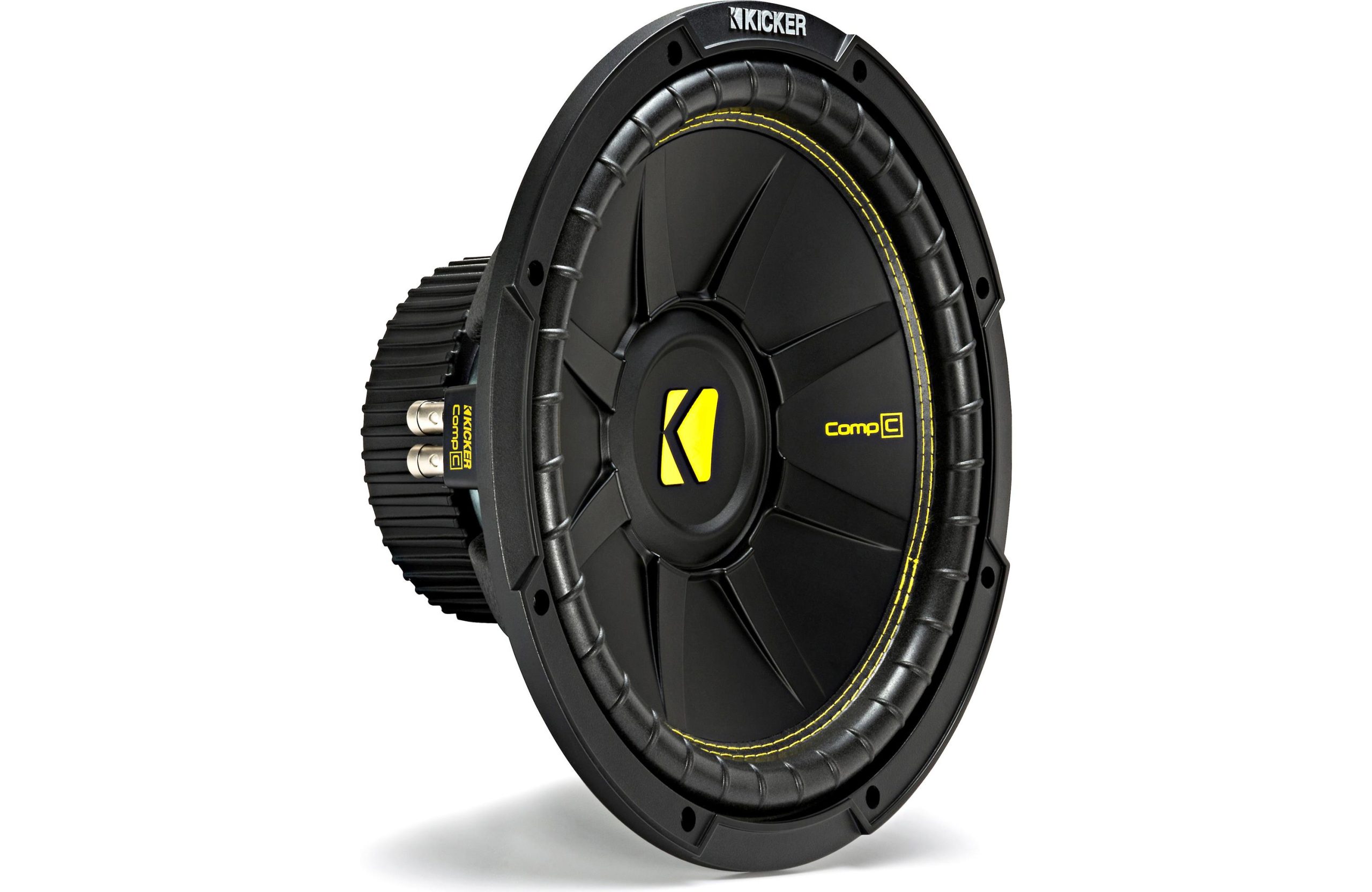 Kicker CompC 44CWCD124 12" 300RMS Dual 4 Ohm Subwoofer - SBR Pro Sound