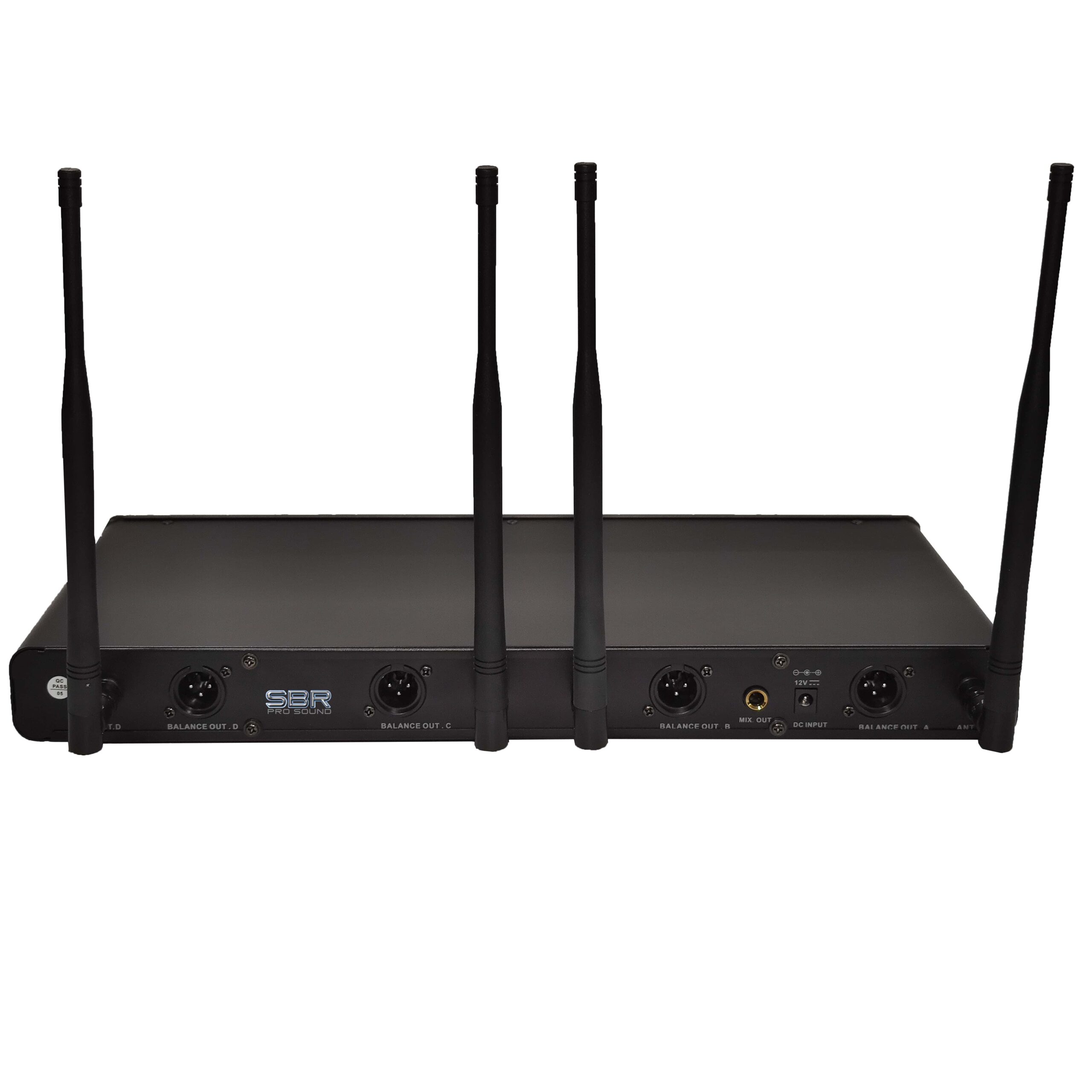 Lane M604 4-Piece Wireless Handheld UHF Microphone System| SBR Pro Sound