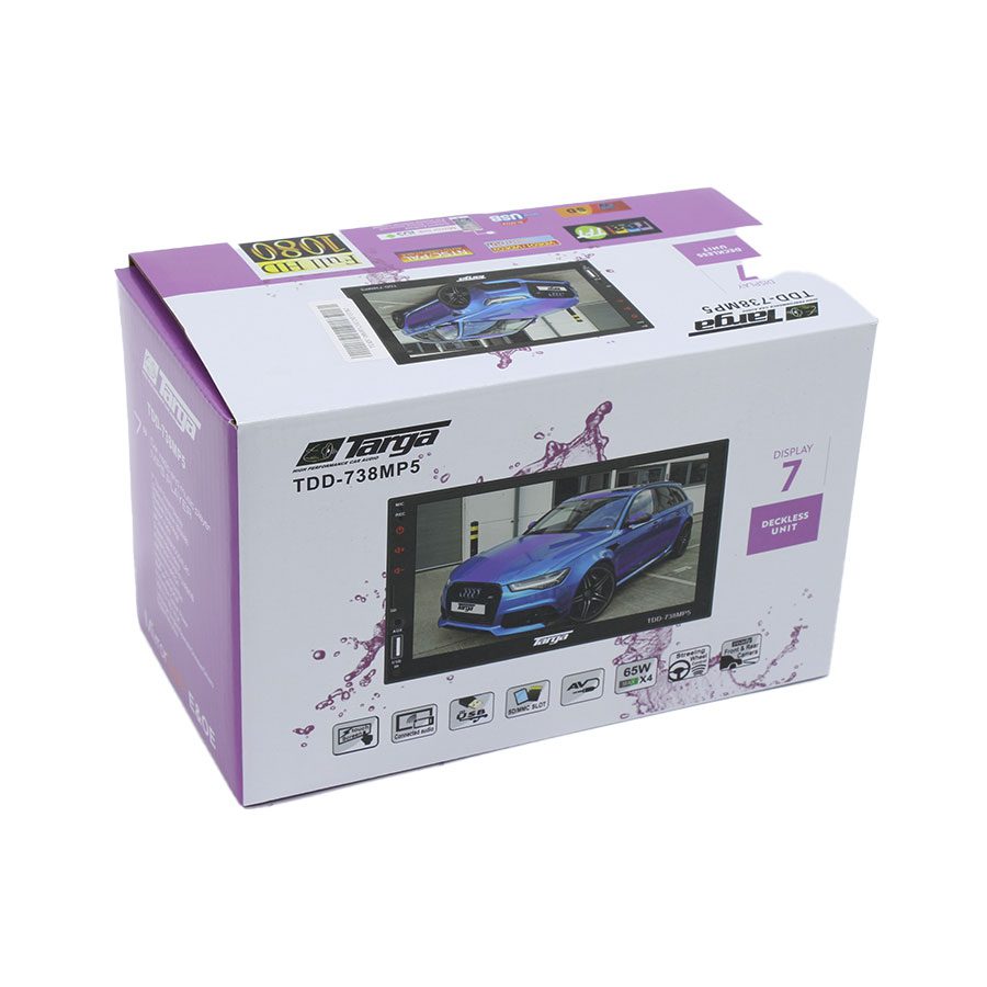 Targa TDD-738MP5 7-inch Digital Double Din Radio with Bluetooth | SBR ...