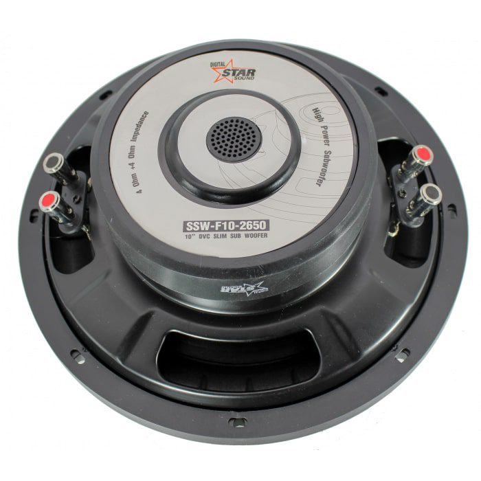 Starsound SSW-F10-2650 - 10-Inch 250Watts RMS Flat Subwoofer | SBR Pro ...