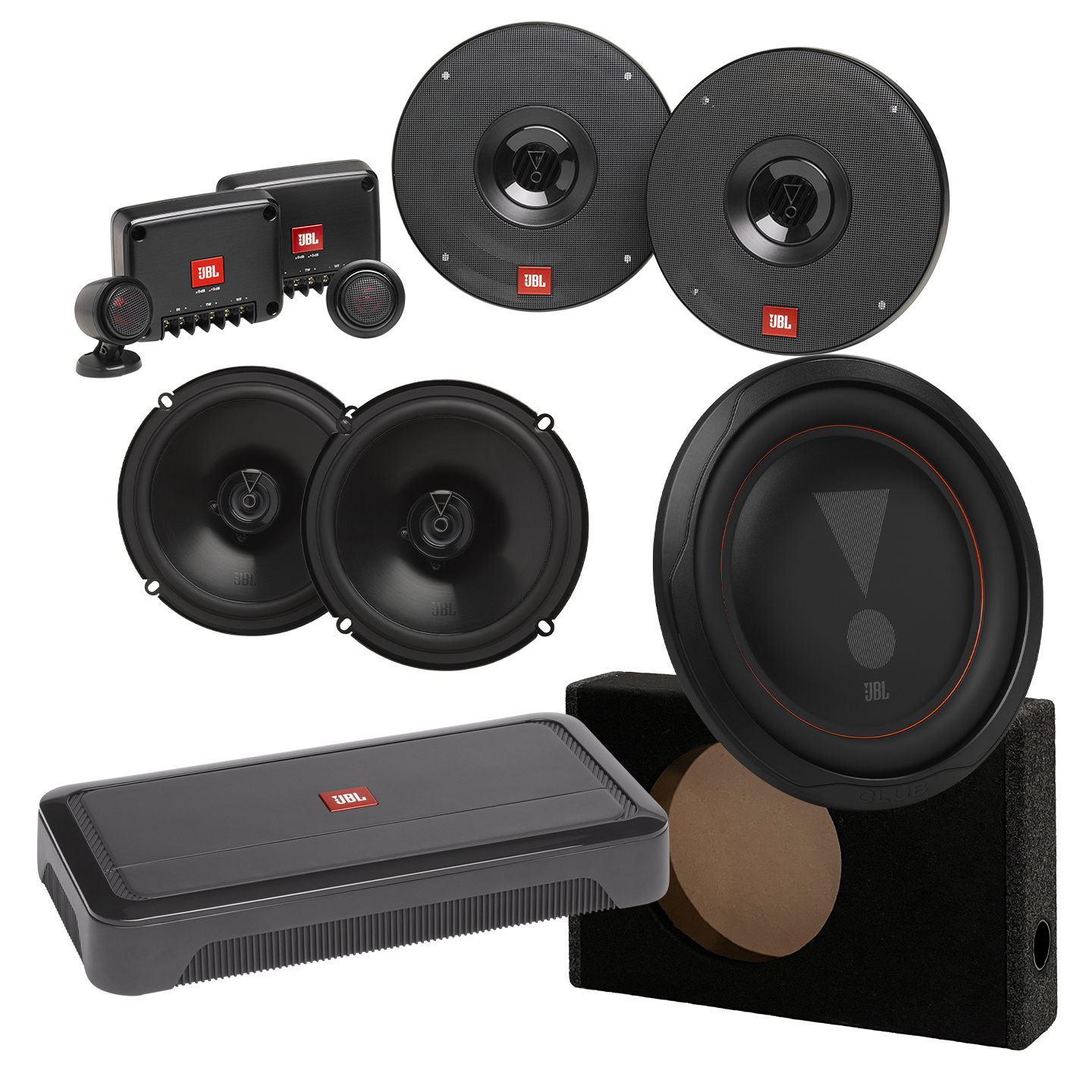 JBL Club Double Cab Combo Speaker + Amplifier System | SBR Pro Sound