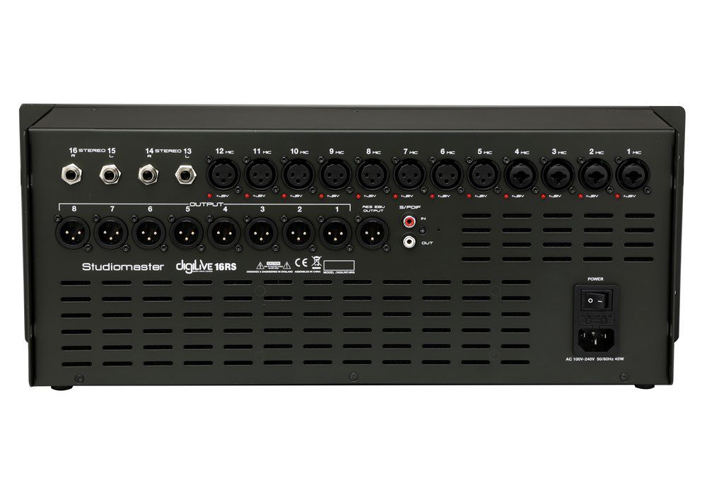 Studiomaster DigiLive 16RS Studiomaster DigiLive 16RS | SBR Pro Sound