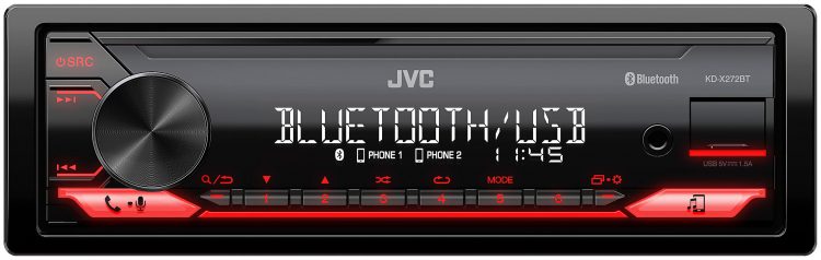 JVC KD-X272BT - Single Din Bluetooth Radio | SBR Pro Sound