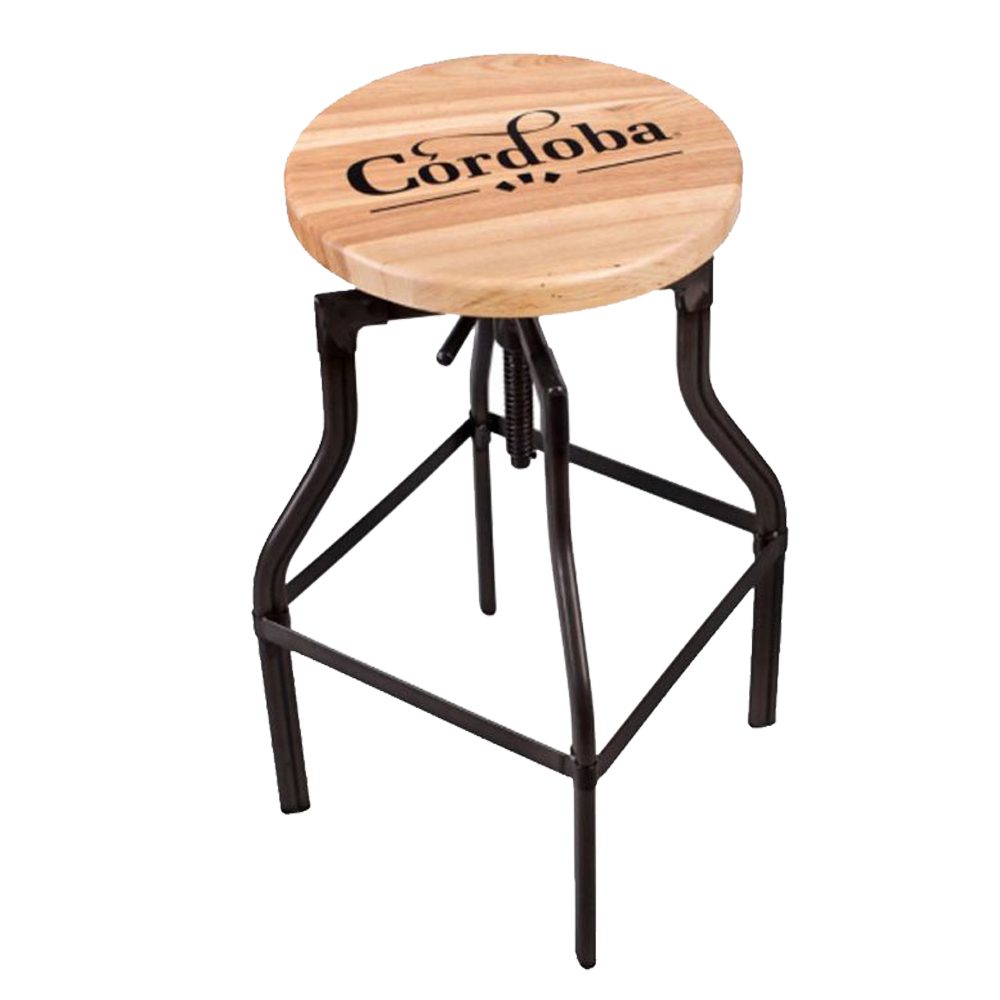 Cordoba Rustic Adjustable Swivel Top Guitarist Bar Stool | SBR Pro Sound
