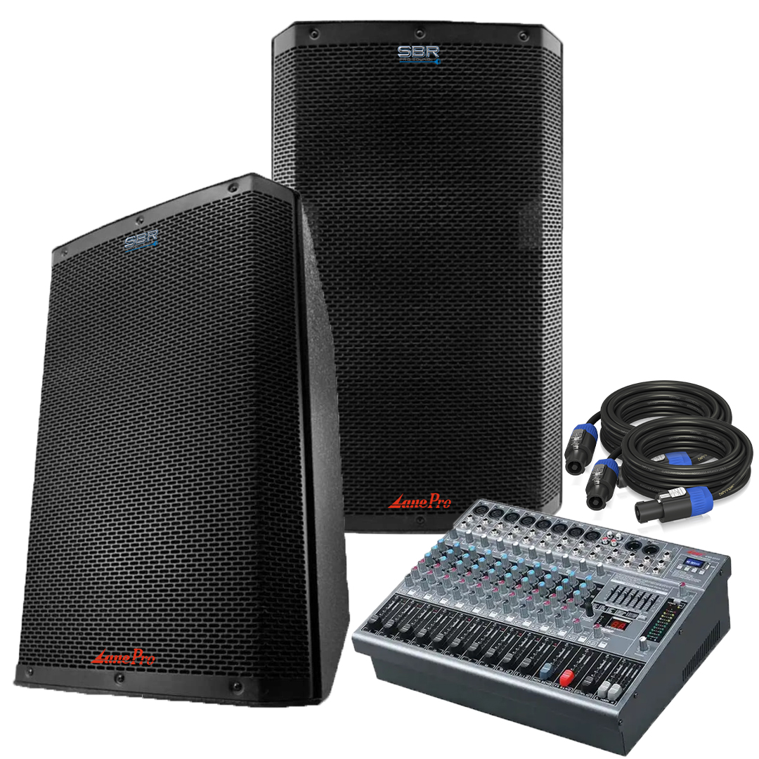 Lane Pro SP-GMX Combo PA Speaker System 2000w| SBR Pro Sound