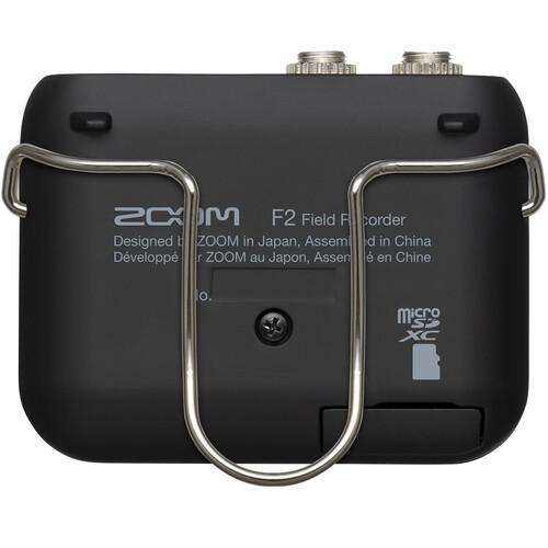 Zoom F2 Portable Field Recorder With Lavalier Microphone