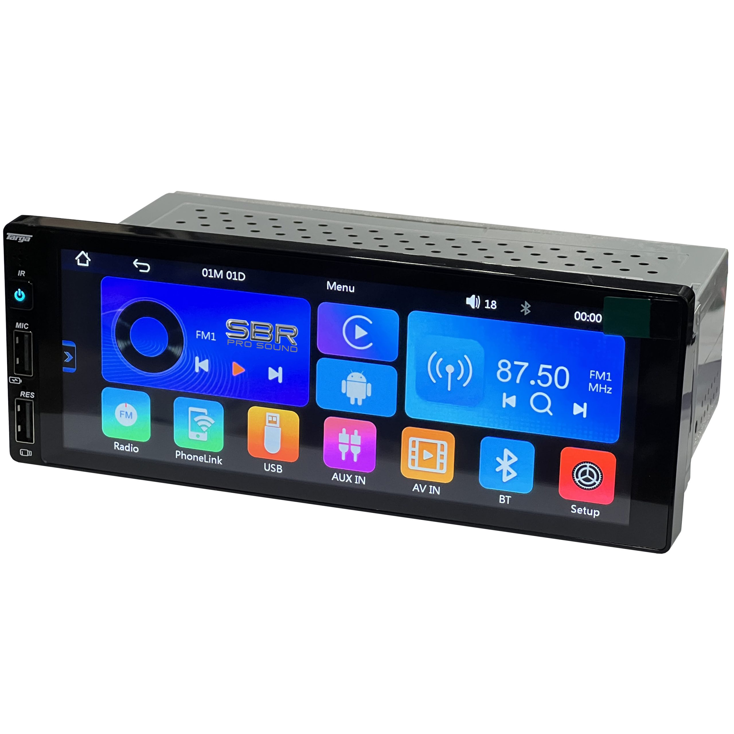 Targa TG-686CPAA Digital Media Player With Android Auto & Apple SBR Pro ...