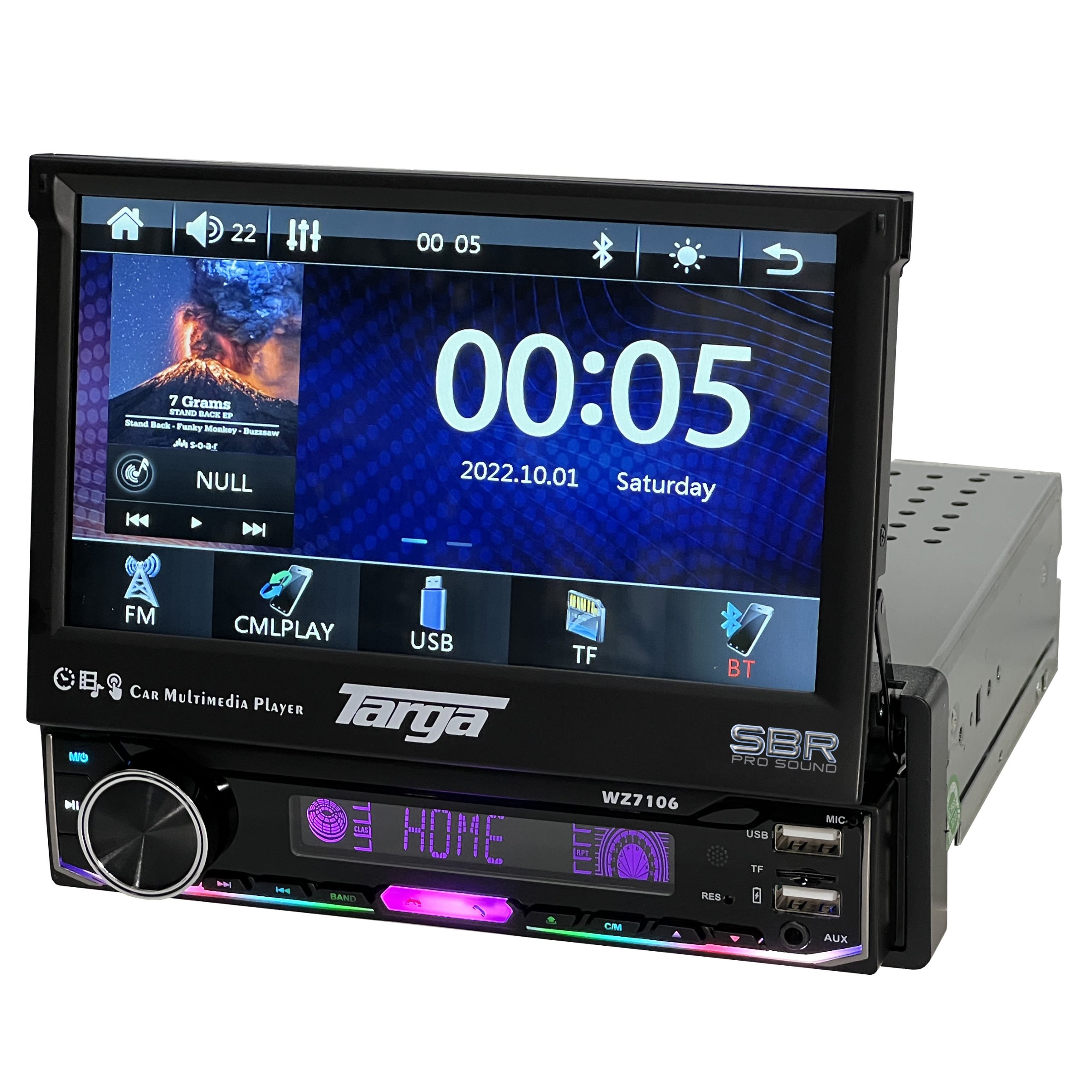 Targa TID-AUT7CPAA 7-inch In-Dash Digital Media Receiver | SBR Pro Sound