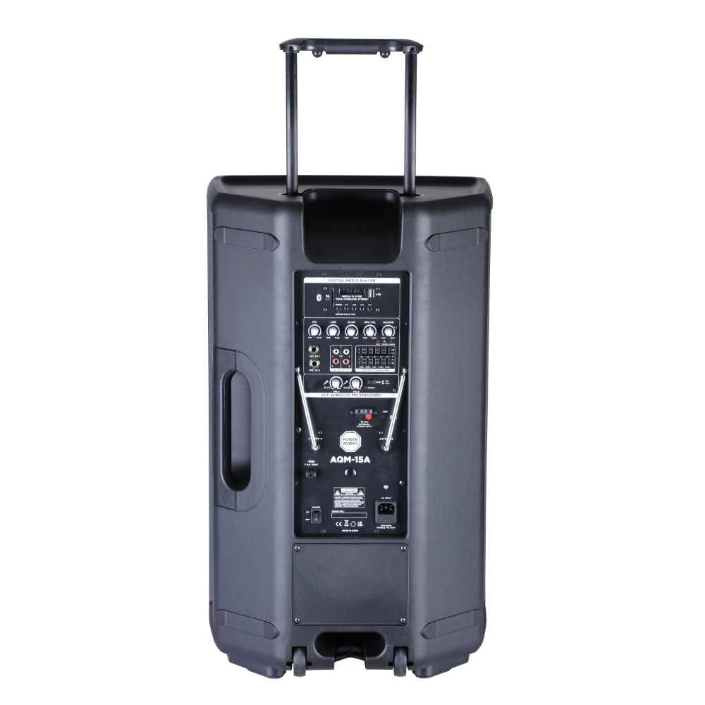 Powerworks AQM-15A | SBR Pro Sound Portable Pa Speaker Powerd
