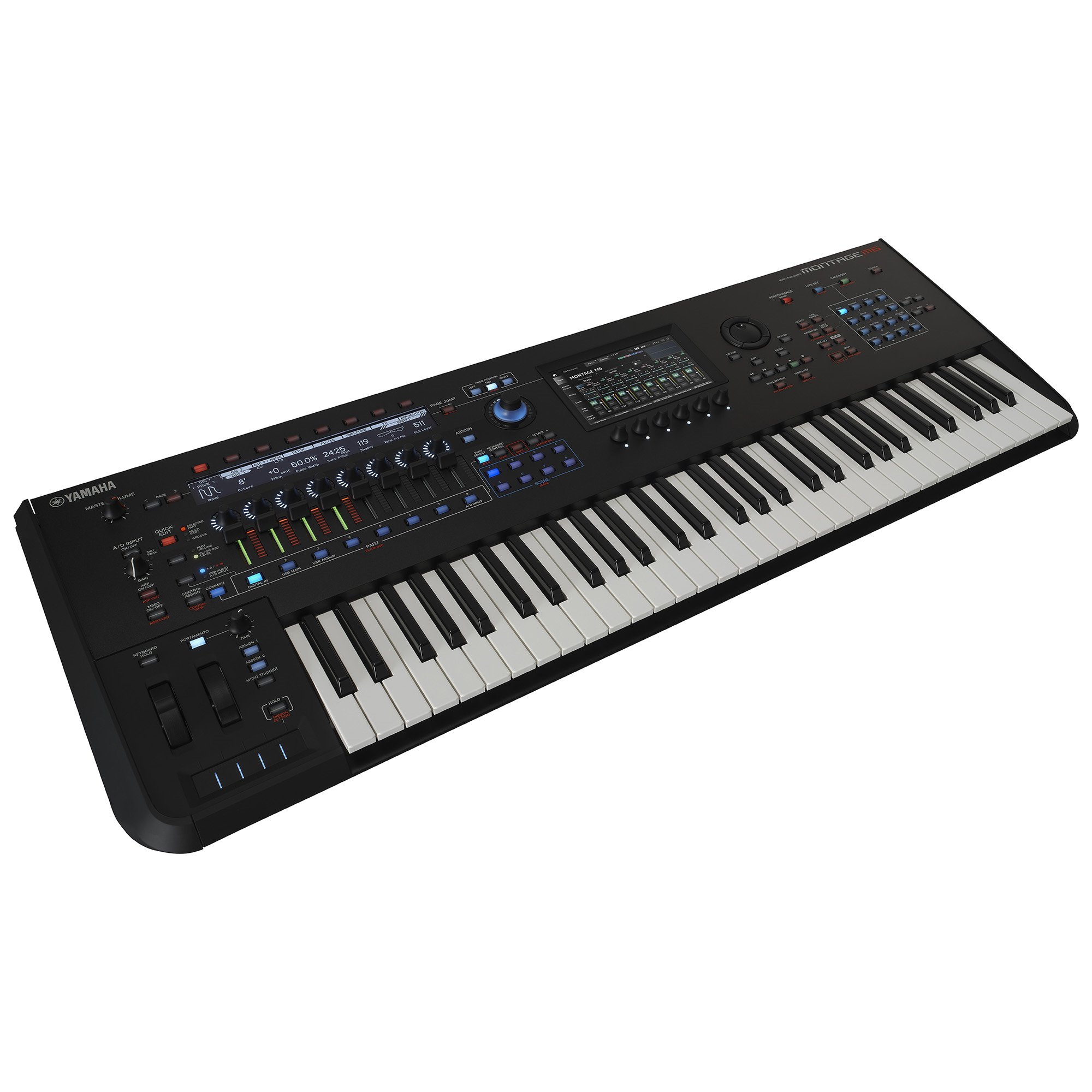 Yamaha Montage M6 61-Key Professional Flagship Synthesizer SBR Pro Sound