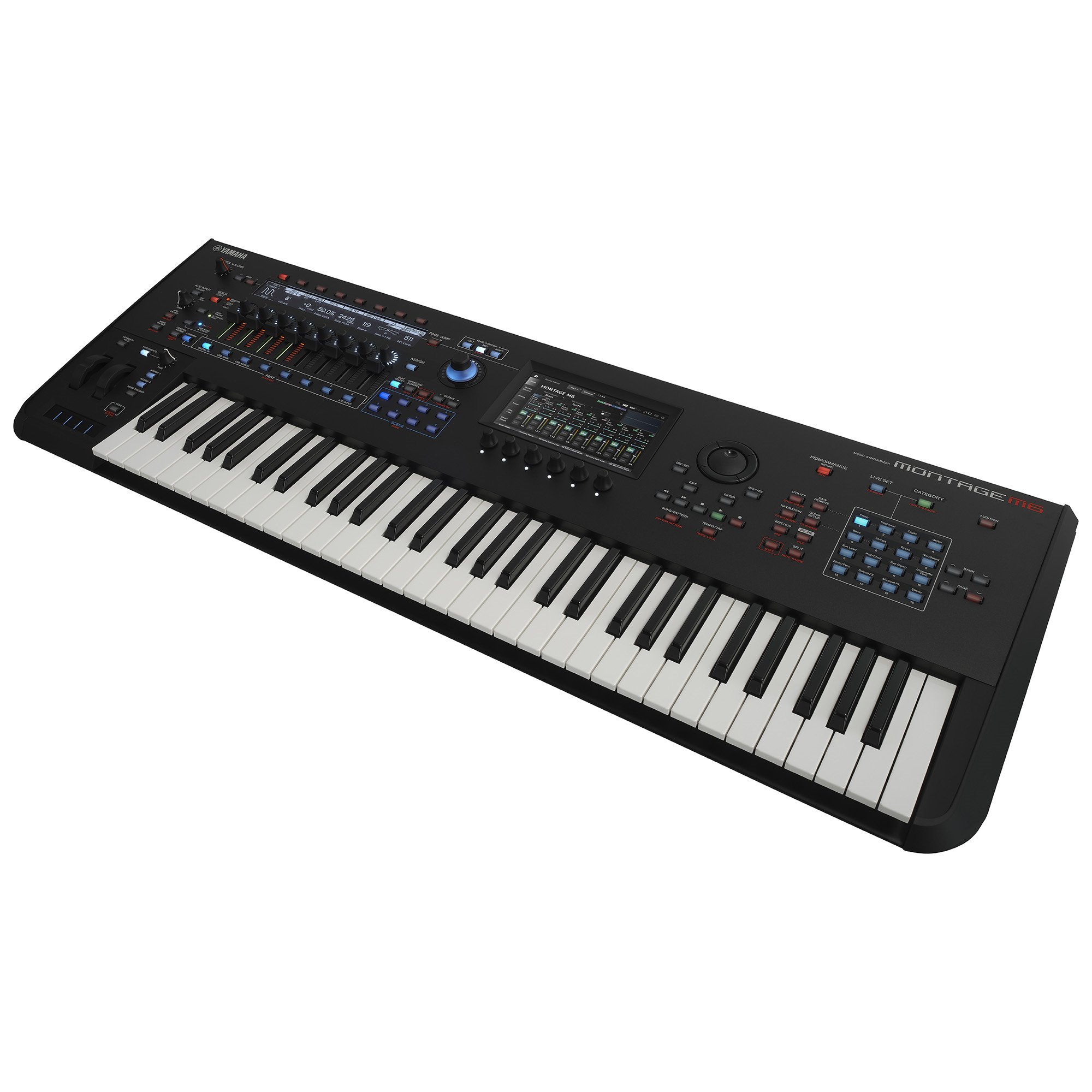 Yamaha Montage M6 61-Key Professional Flagship Synthesizer SBR Pro Sound