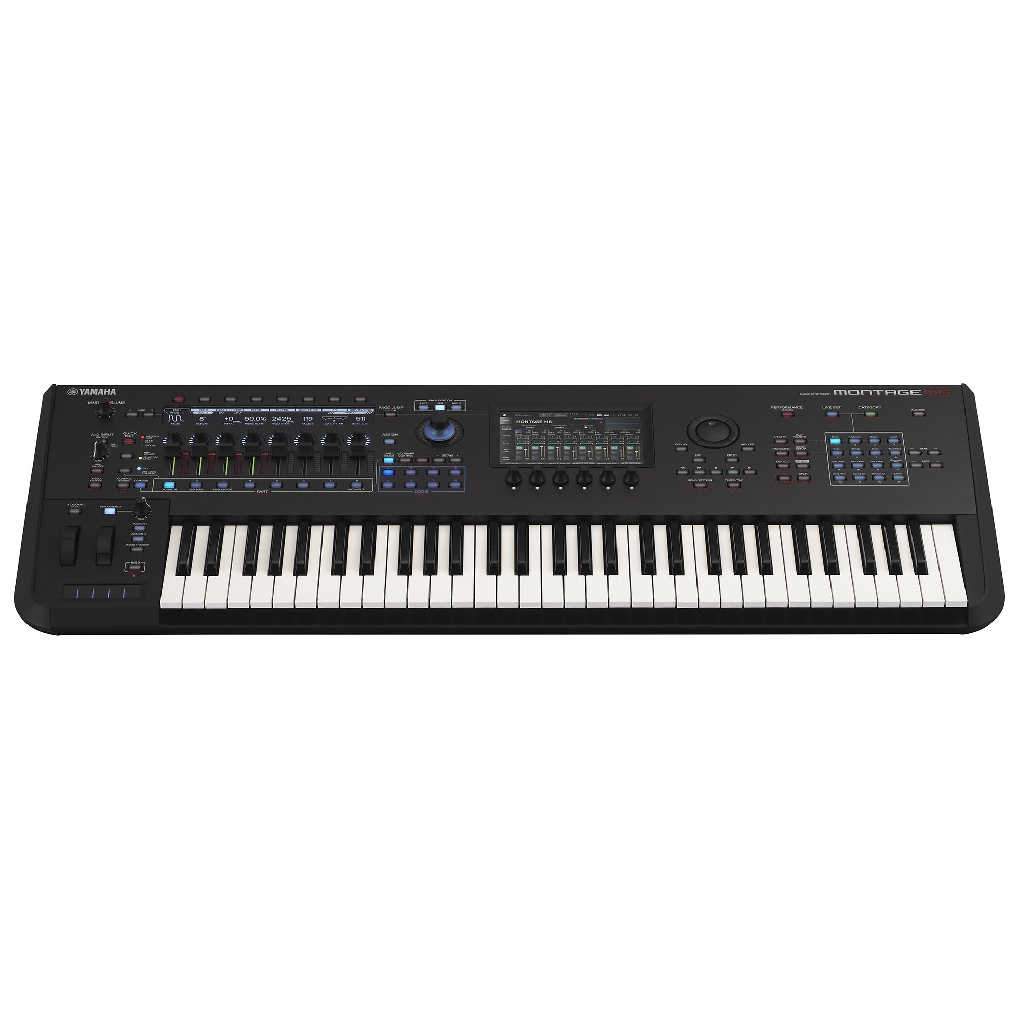Yamaha Montage M6 61-Key Professional Flagship Synthesizer SBR Pro Sound