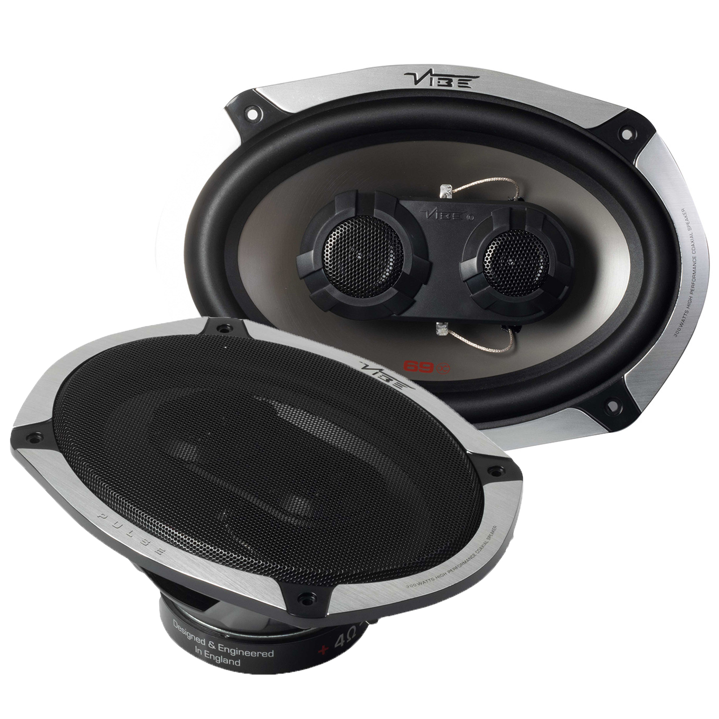 Vibe Pulse 69-V0 - 6"x9" 100Watt RMS 3-Way Coaxial Speakers | SBR Pro Sound