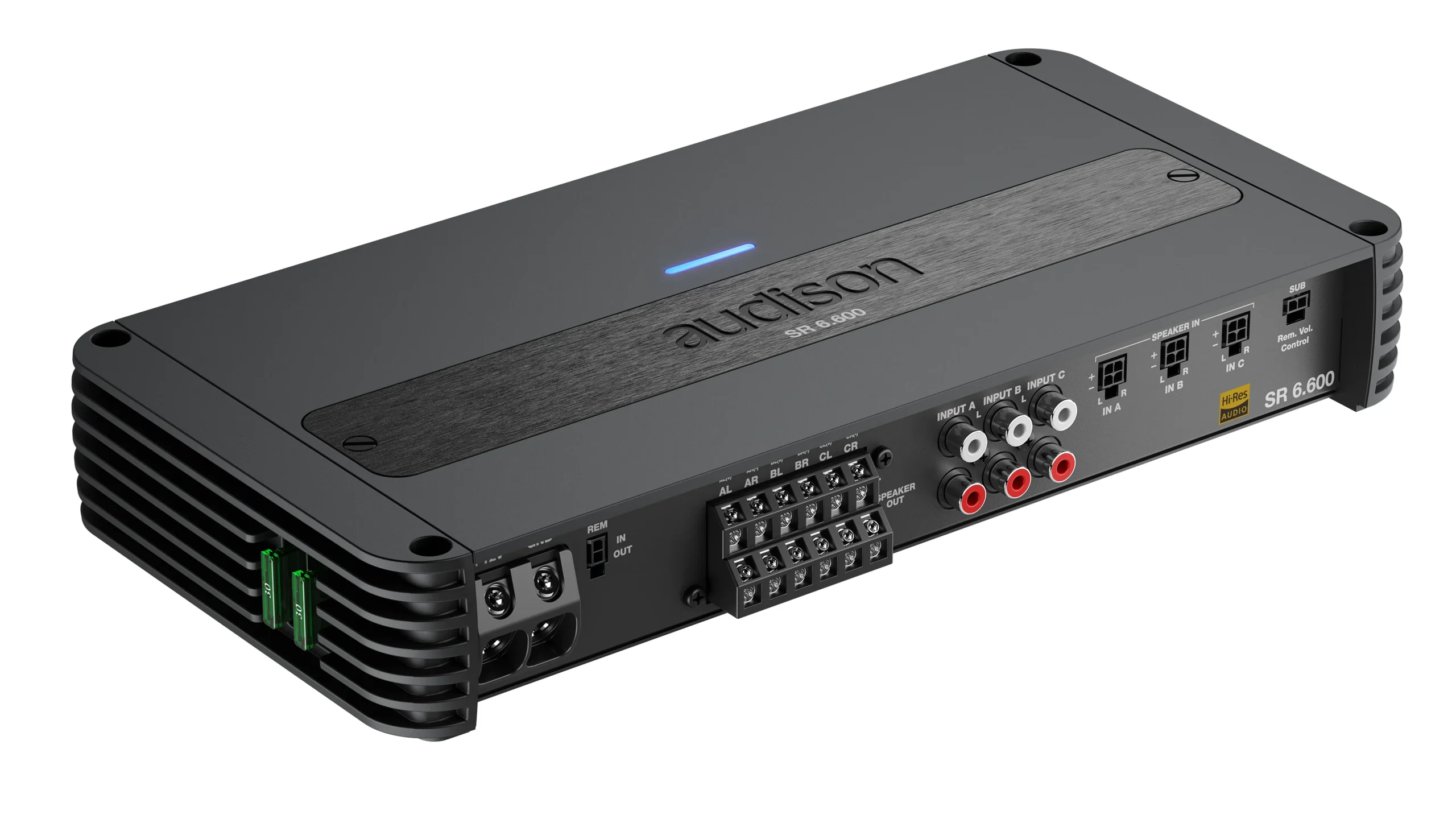 Audison SR 6.600 - 6-Channel Class-D Power Amplifier | SBR Pro Sound