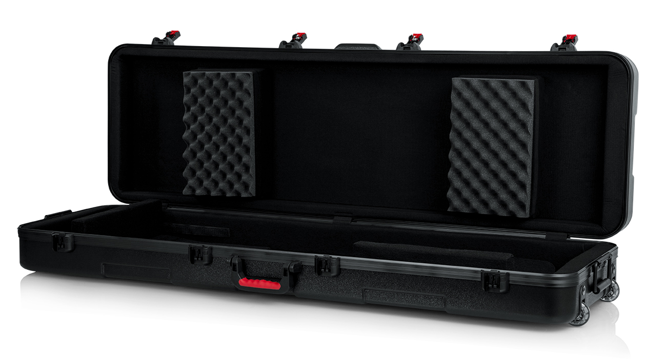 Gator 88-Key Moulded Slim Keyboard Case W/Wheels | SBR Pro Sound