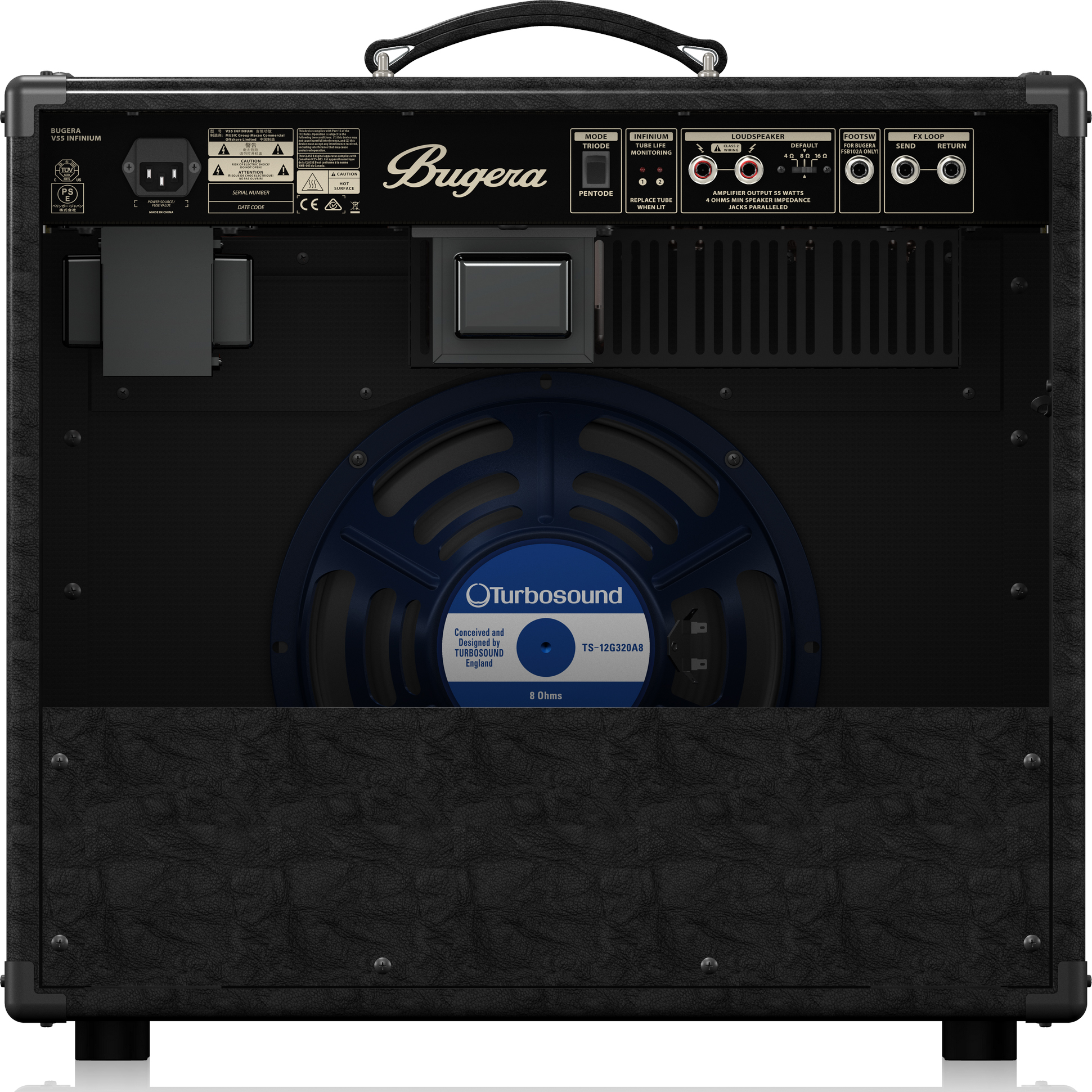 Bugera Vintage V55 INFINIUM 55W Vintage Tube Combo Amplifier | SBR Pro ...