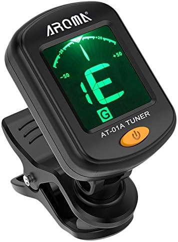 Aroma AT-01A | SBR Pro Sound Guitar Tuner Rotatable Clip-On Tuner Lcd ...