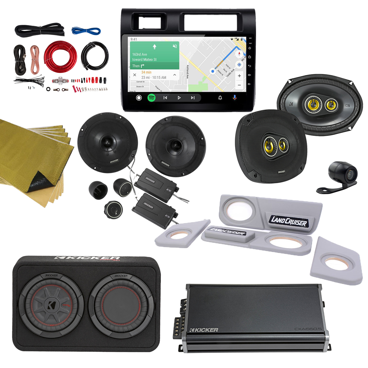 Kicker Land Cruiser 70 Series Complete Upgrade System | SBR Pro Sound