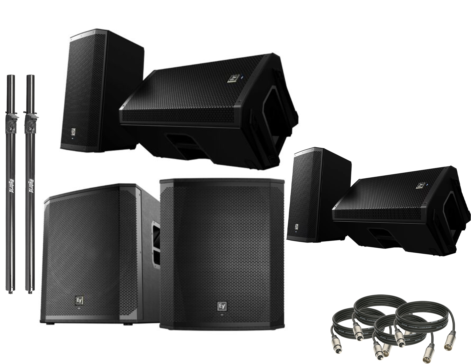 Electro Voice ZLX-ELX Gig Combo | SBR Pro Sound Complete PA Speak