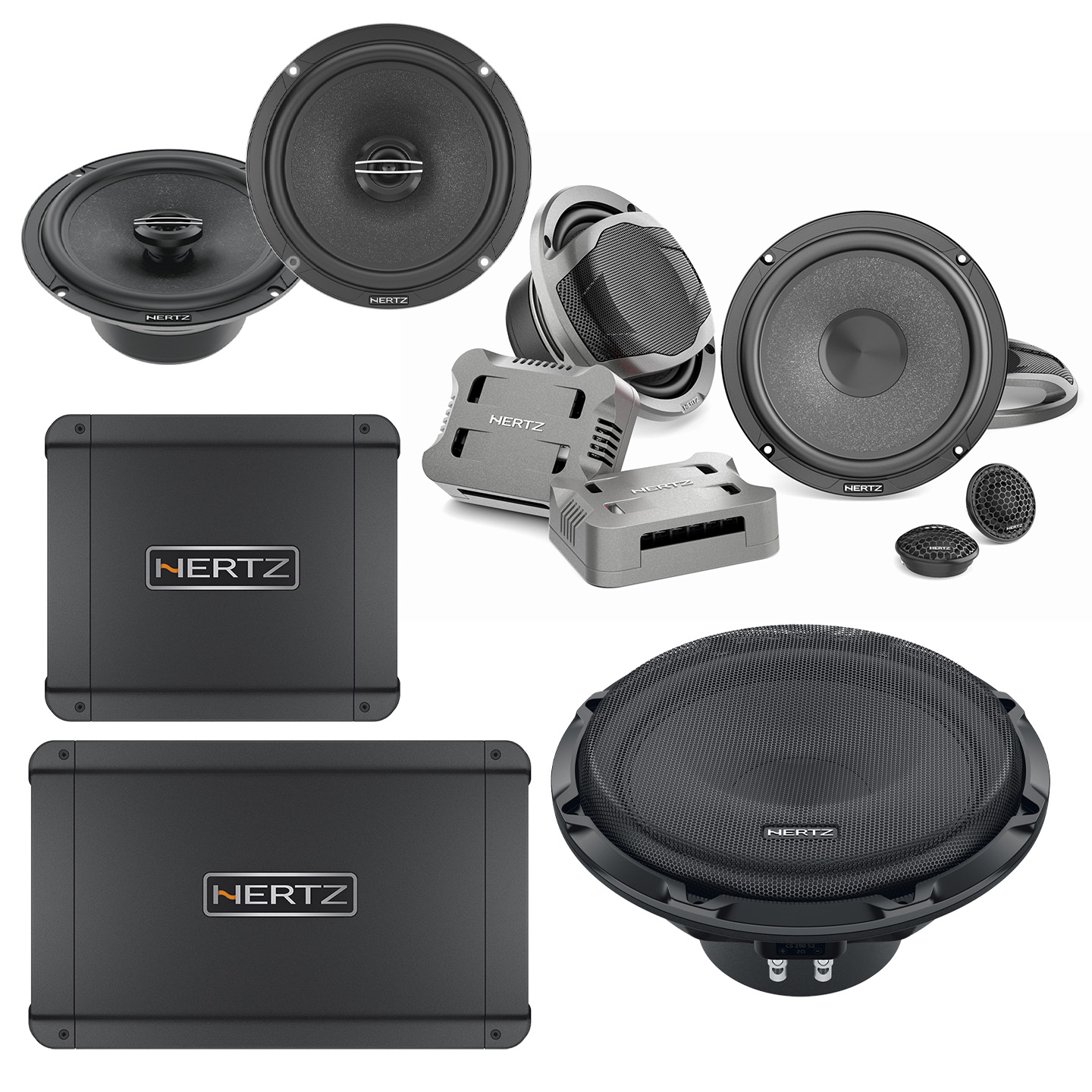 Hertz Cento Complete Car Sound Combo | SBR Pro Sound