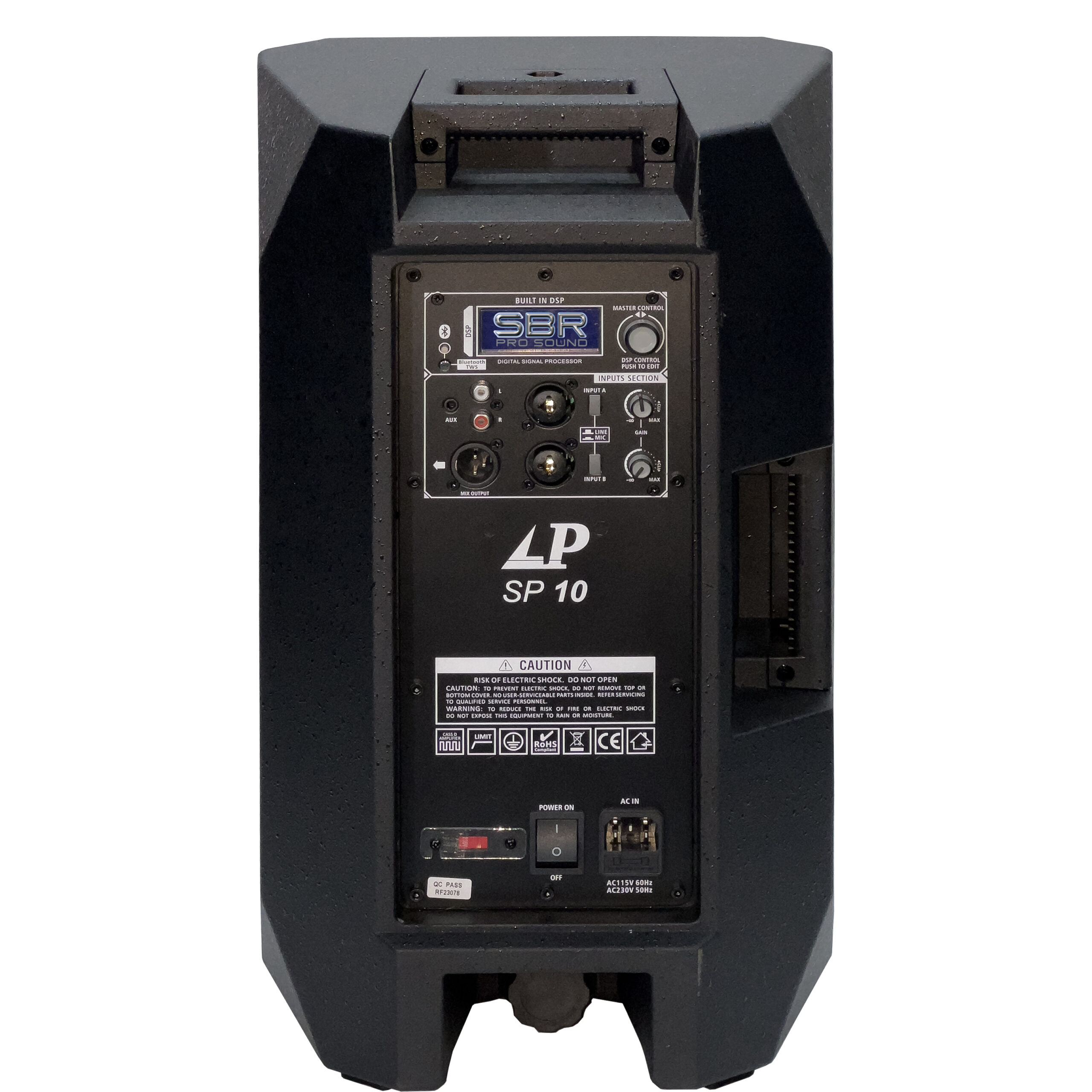 Lane Pro SP10A 10" 400Watt Powered Loudspeaker W/DSP & BT | SBR Pro Sound