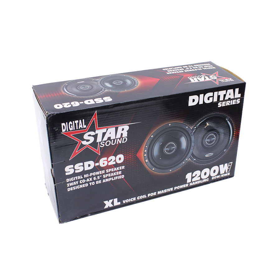 Starsound Digital SSD-620 - 6.5-Inch 2-Way Coaxial Speakers| SBR Pro Sound