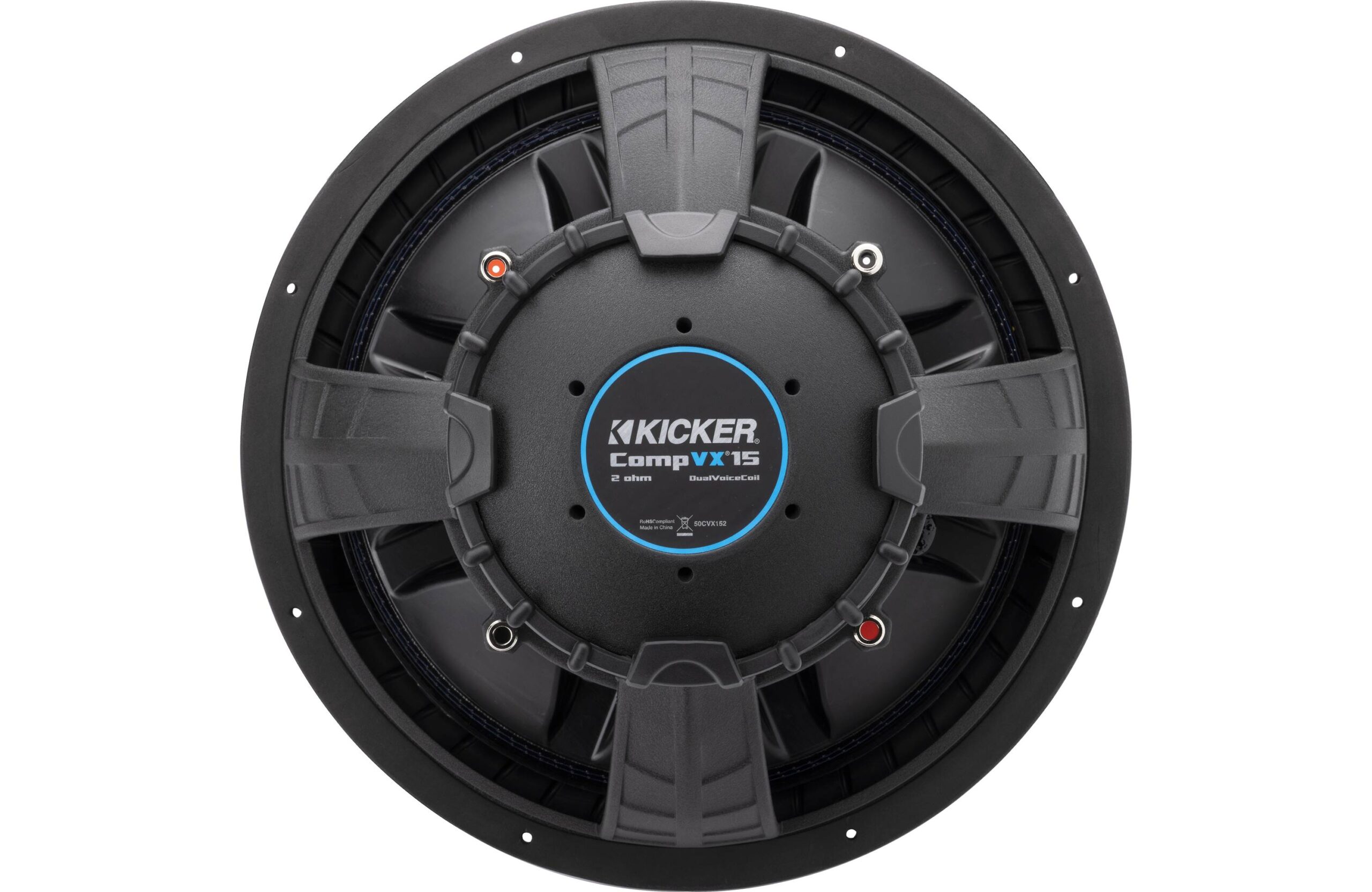 Kicker CompVX 50CVX152 15-inch 1000Watt RMS Dual 2-Ohm DVC Subwoofer ...