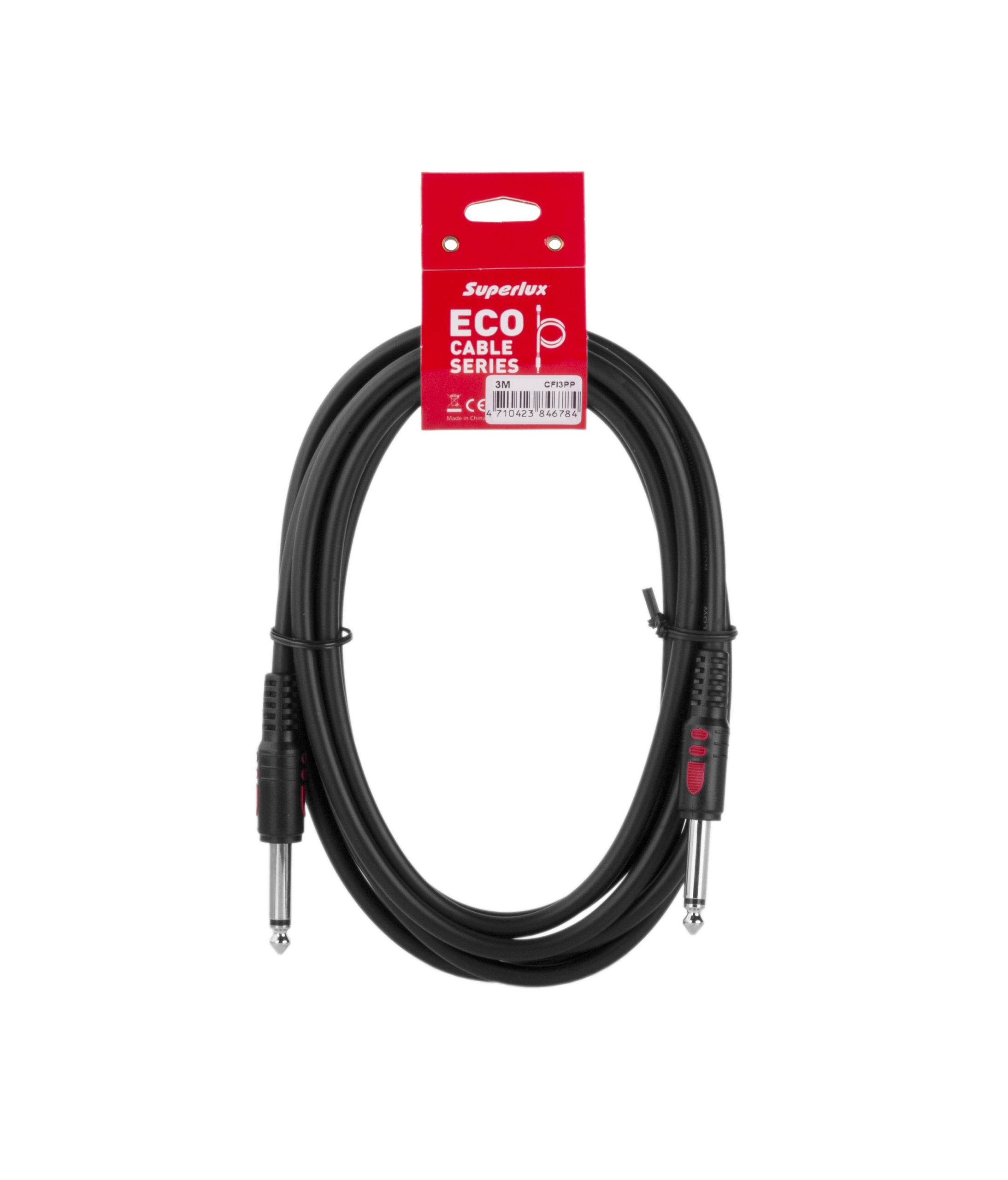 Superlux CFI3PP 3M Instrument Signal Cable | SBR Pro Sound