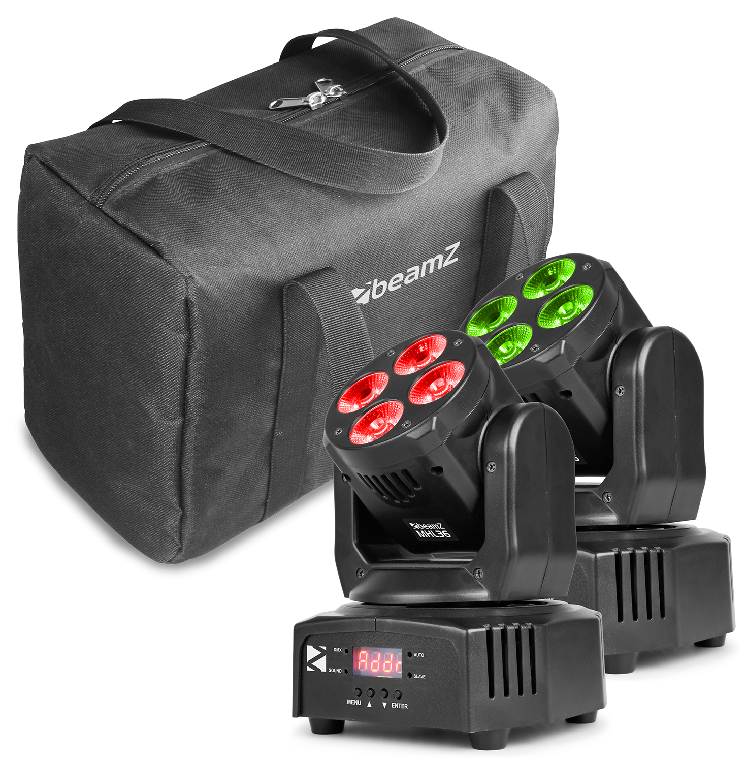 beamZ 150.532 MHL36 LED Wash Moving Head 4x 9W Pair | SBR Pro Sound