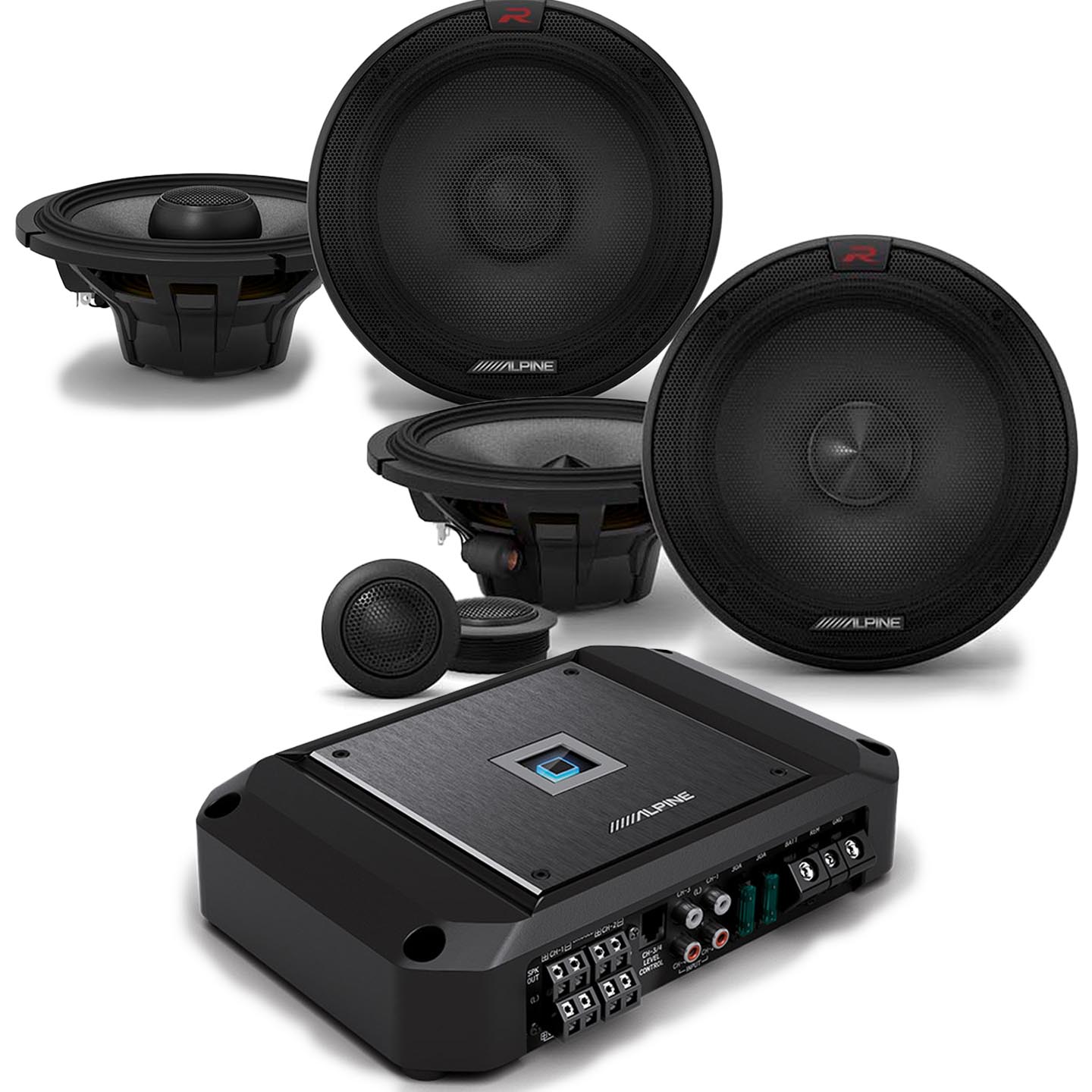 Alpine R-Series 165 Combo - 6.5-Inch Hi-Res Audio | SBR Pro Sound