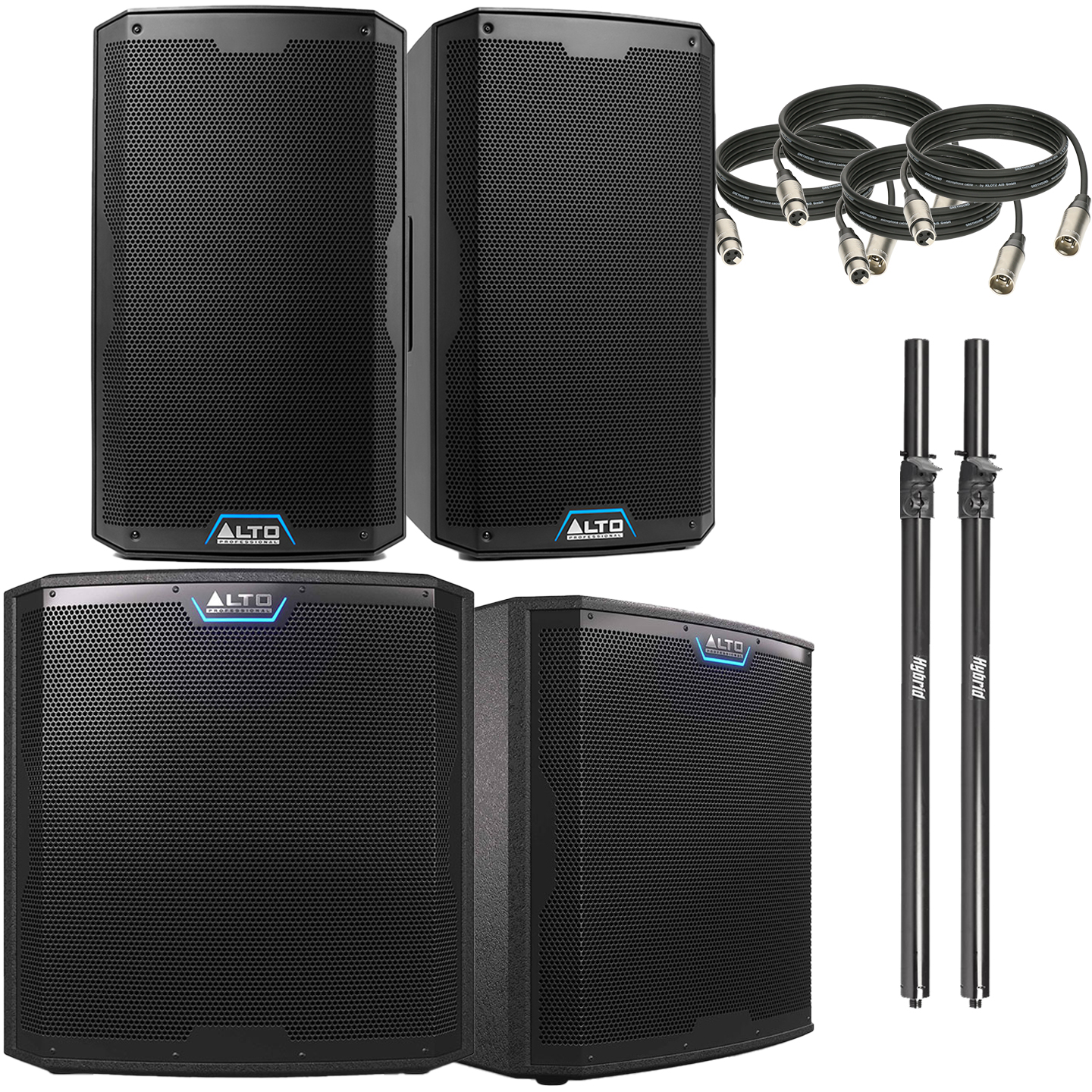 Alto TrueSonic Compact PA Speaker System Bundle| SBR Pro Sound