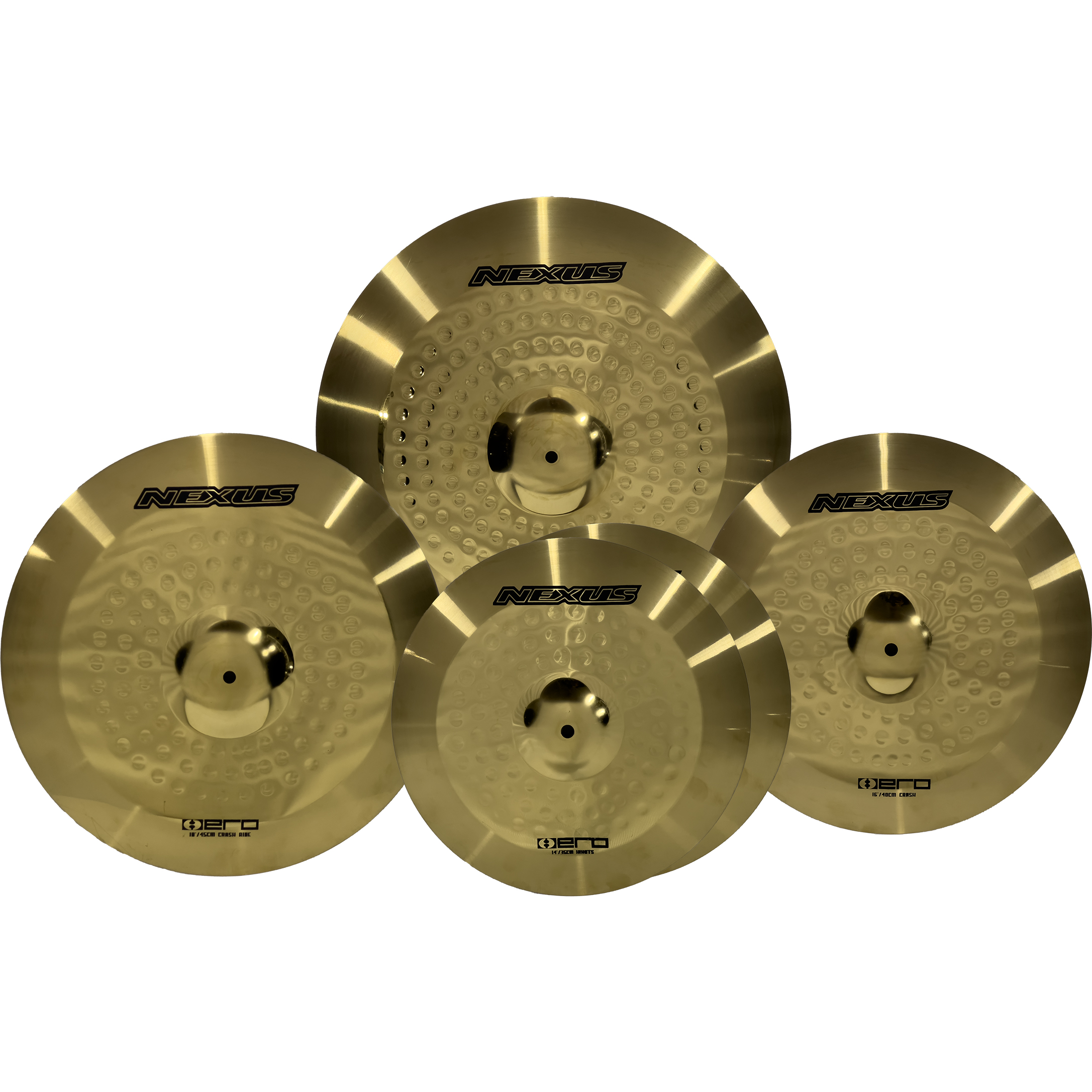 Nexus Hero Cymbal Pack 4-Piece Cymbal Pack | SBR Pro Sound