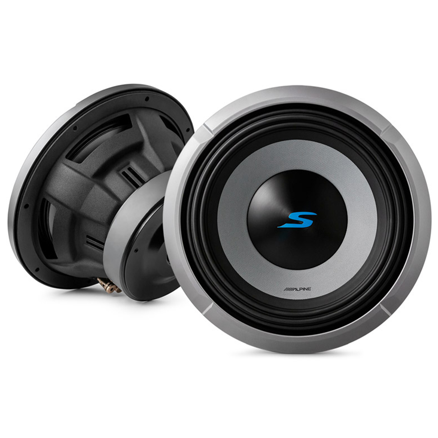 Alpine S-Series S2-W10D4 10" 600WRMS Dual 4-Ohm Subwoofer | SBR Pro Sound