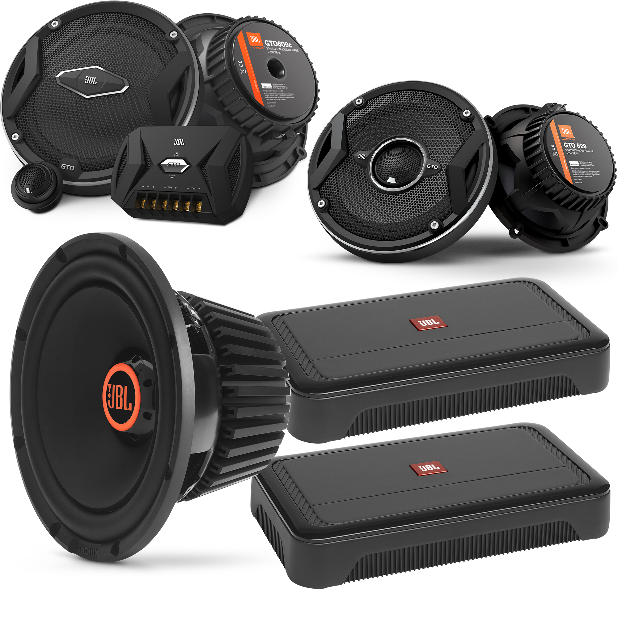 JBL Stadium GTO Premium Speaker & Subwoofer Speaker System | SBR Pro Sound