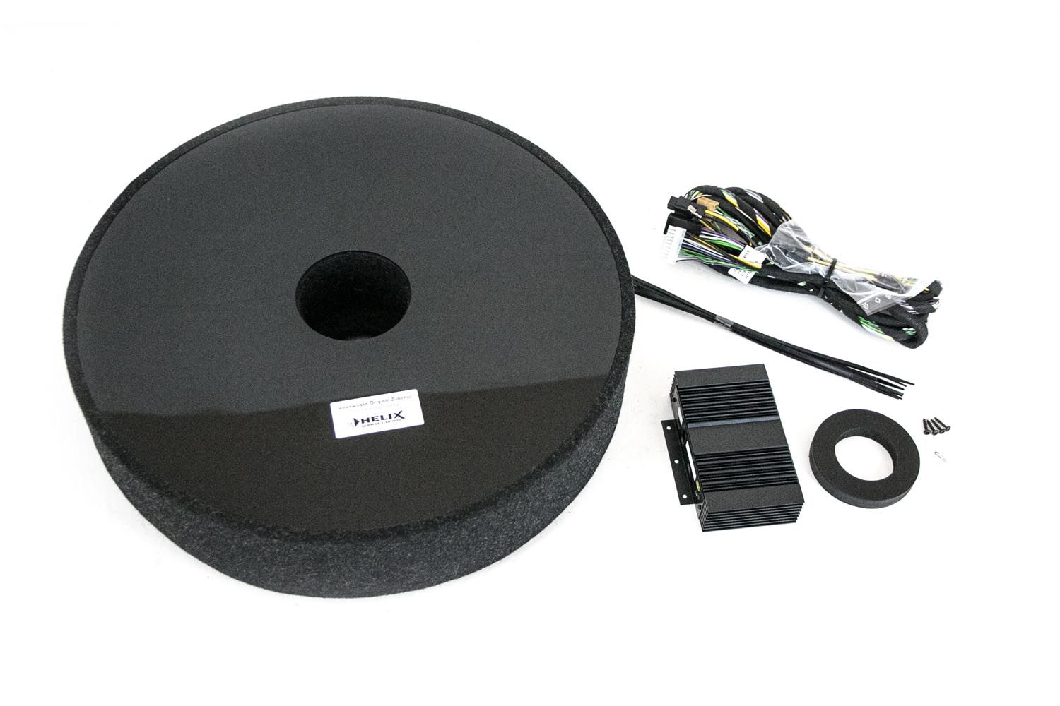 Helix Volkswagen Plug & Play Wheel Mounted Subwoofer kit | SBR Pro Sound