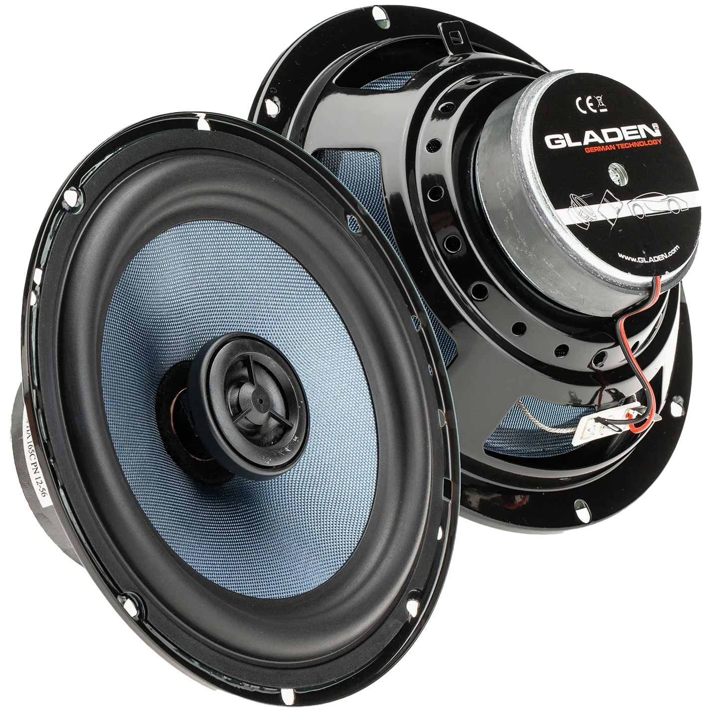 Gladen Alpha 165 C 6.5" 75Watt RMS 2-Way Coaxial Speakers | SBR Pro Sound