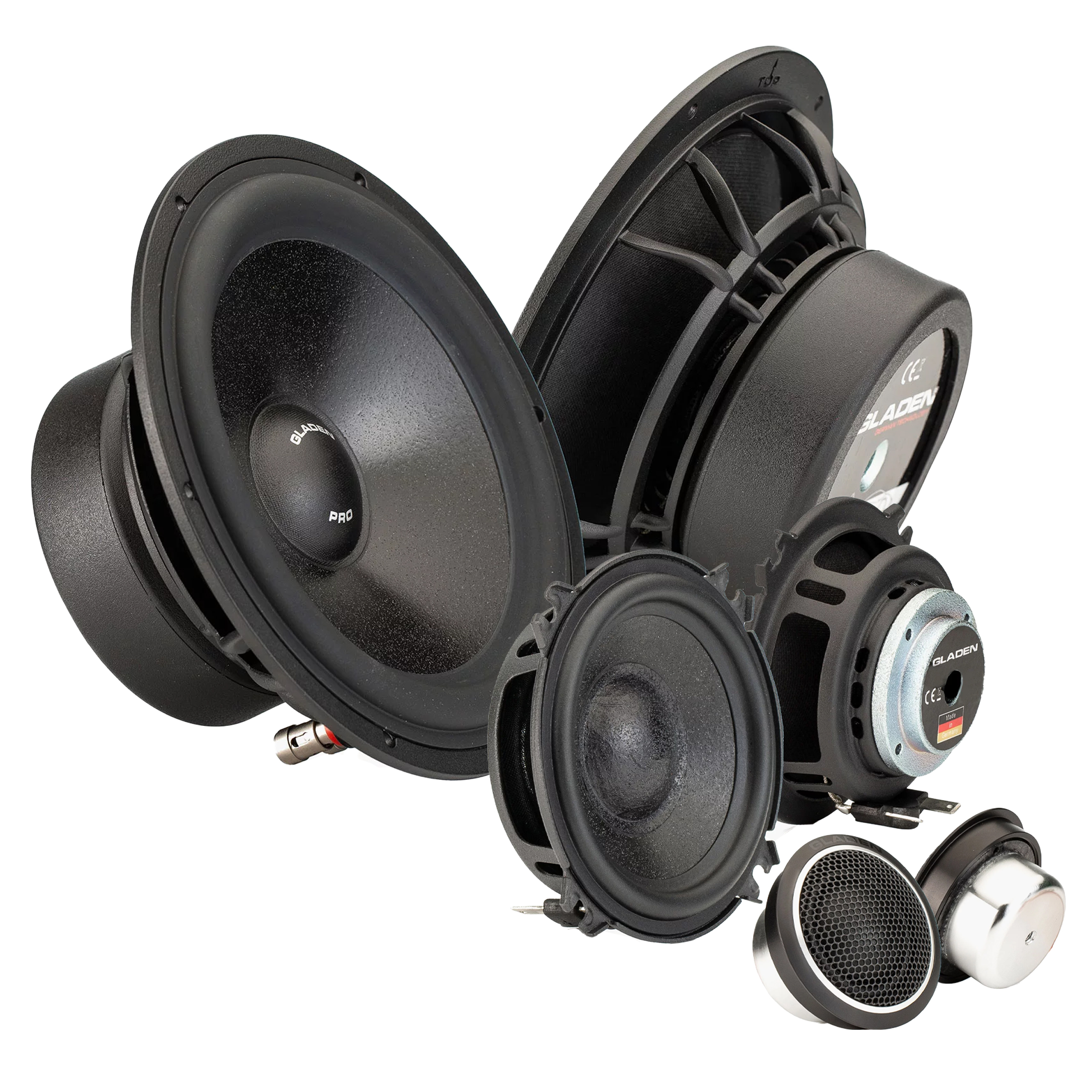Gladen PRO 165.3 6.5" 3-Way High-Performance Speaker System | SBR Pro Sound